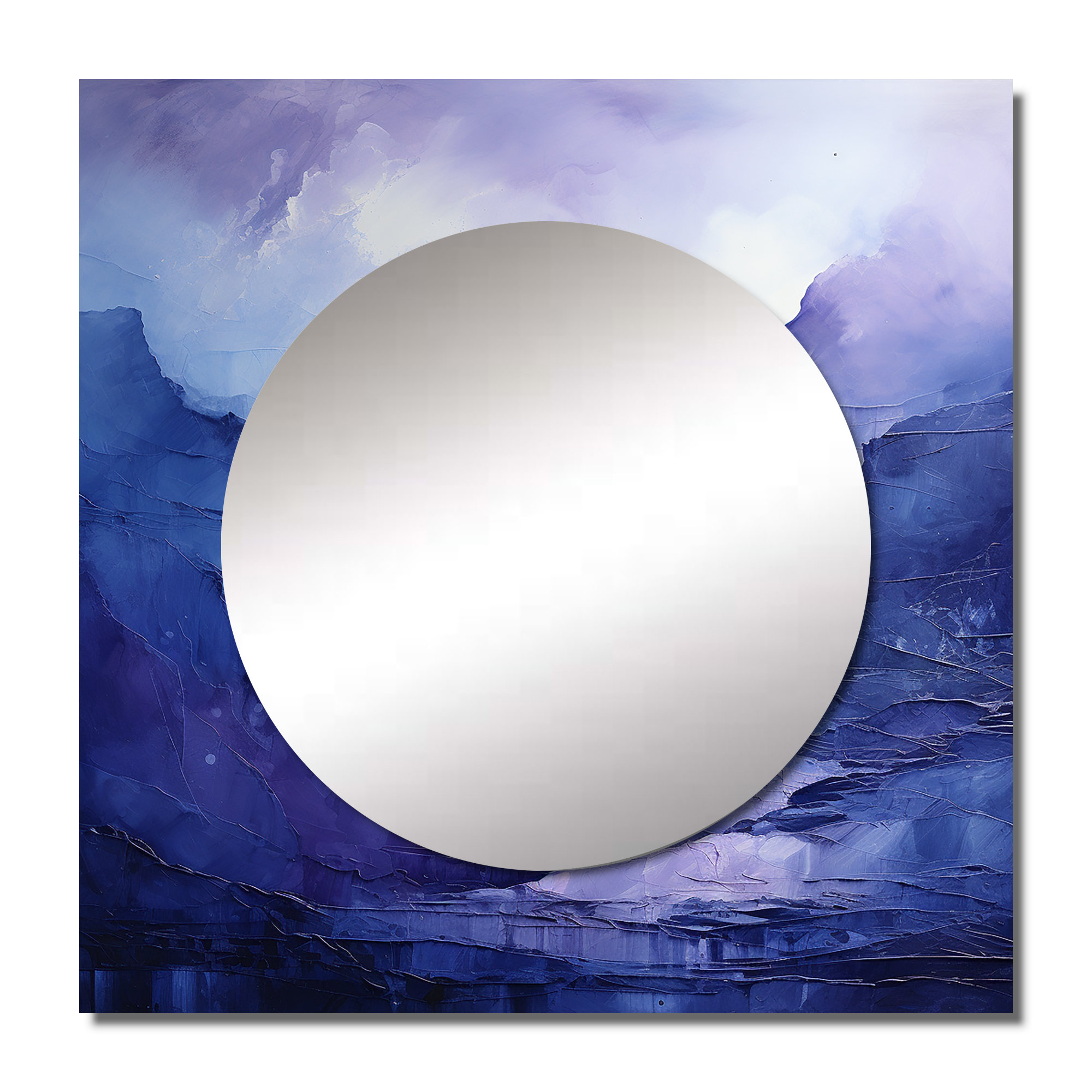 East Urban Home Kenzli - Abstract Landscapes Square Living Room Wall ...