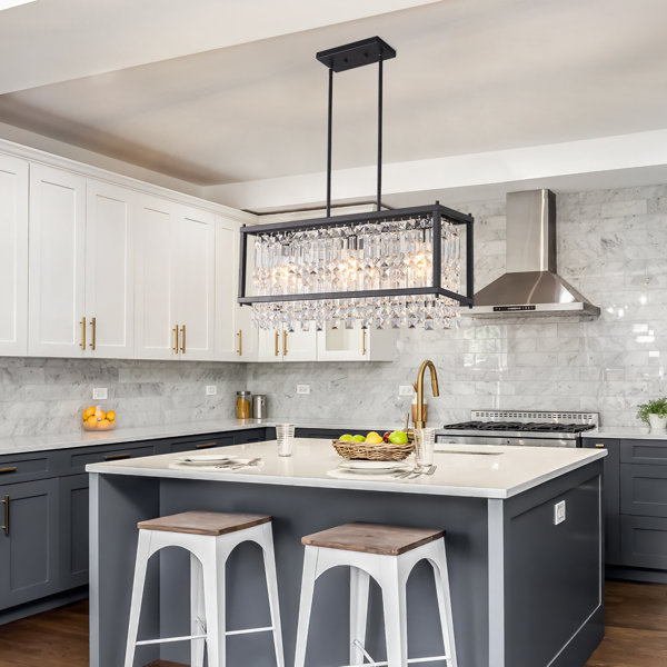 Mercer41 Dining Room Light Fixture Square Lndustrial Farmhouse ...