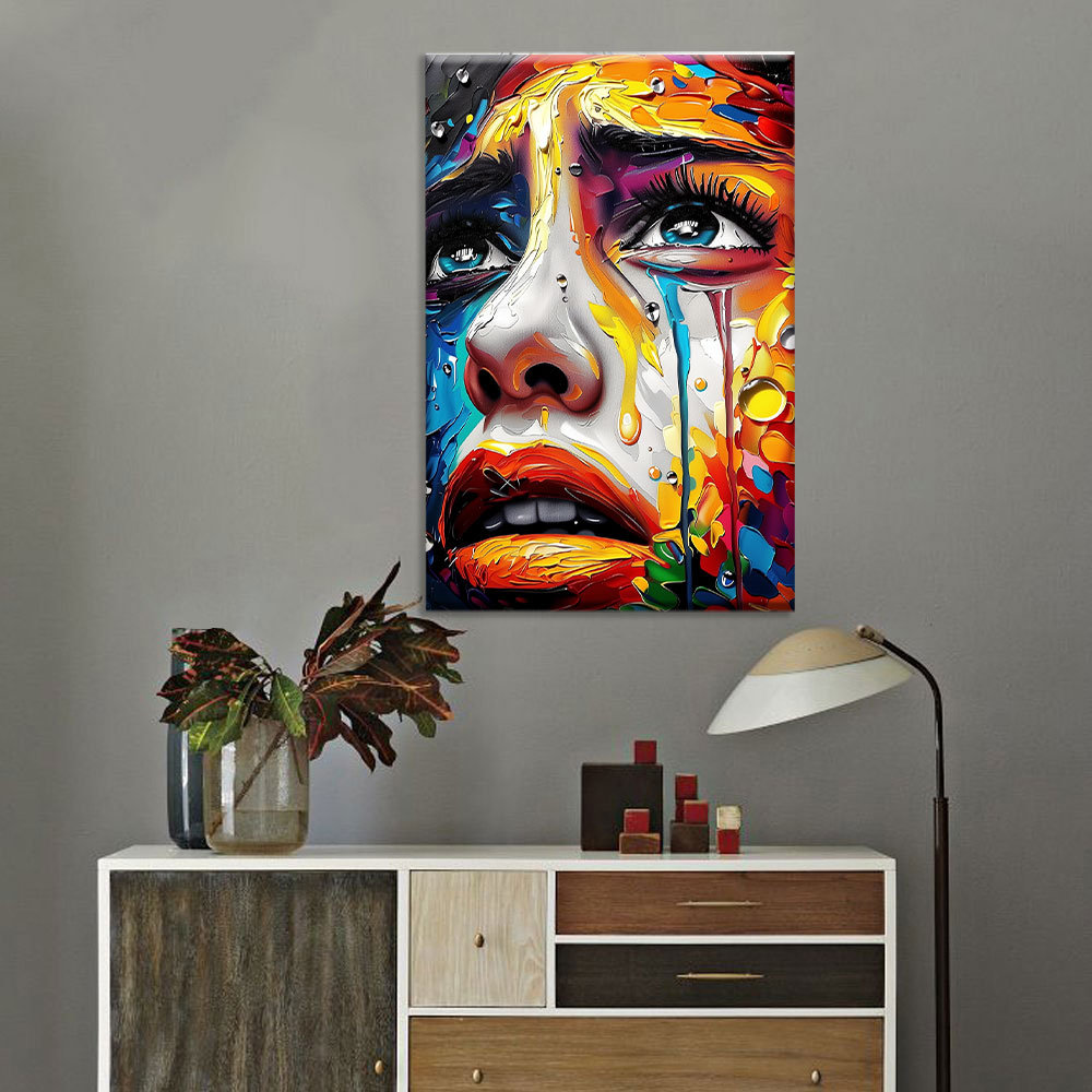 Winston Porter Graffiti Girl Crying | Wayfair