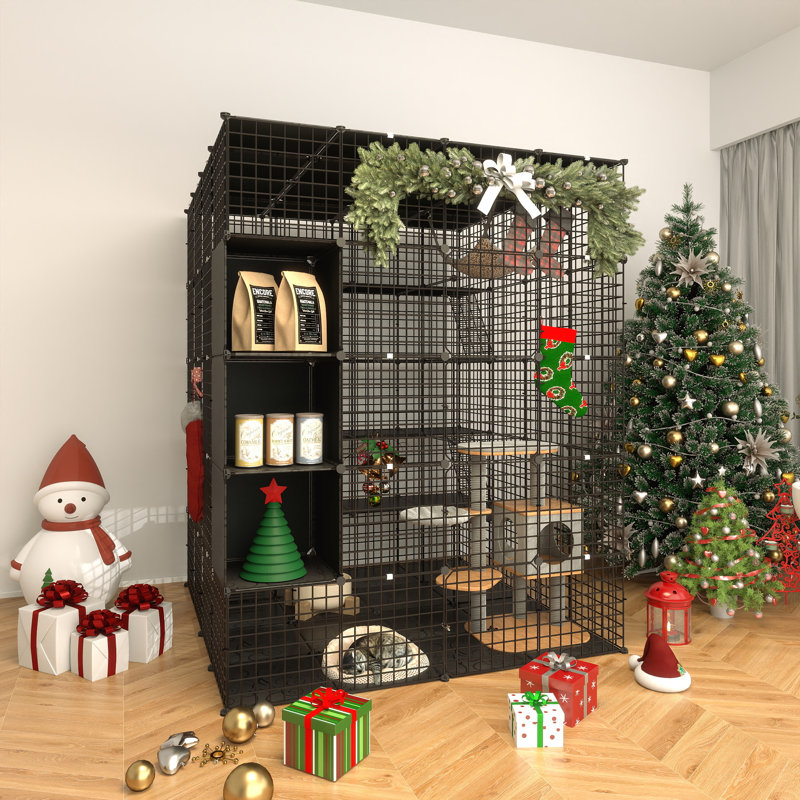 Archie & Oscar™ Willer Indoor/Outdoor Cat Cage, Catio, Cat House ...