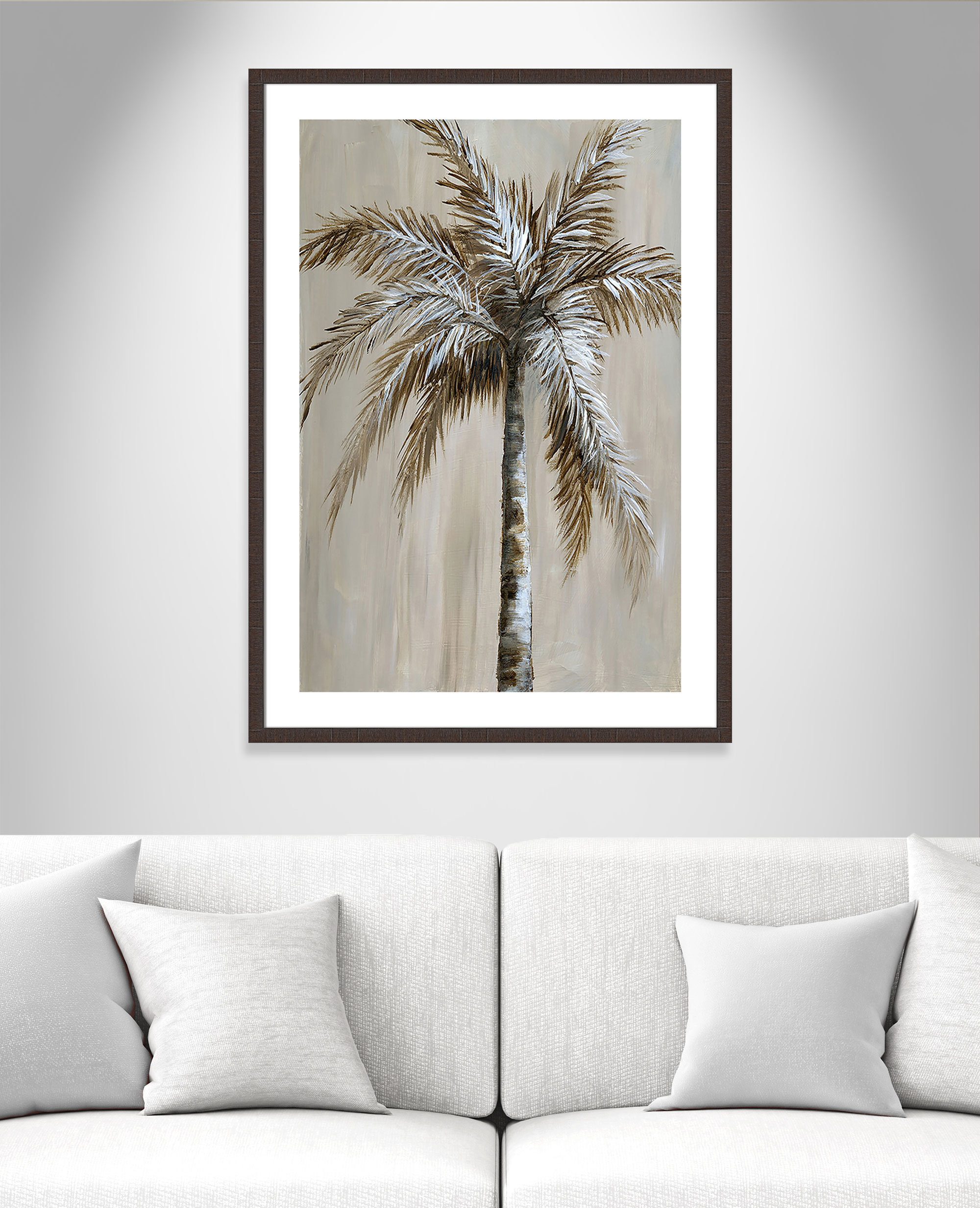 Bay Isle Home™ Ayzha 'Palm Magic II' Framed Acrylic Painting Print ...