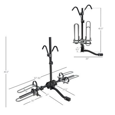 Costway Anchored Bike Rack & Reviews | Wayfair