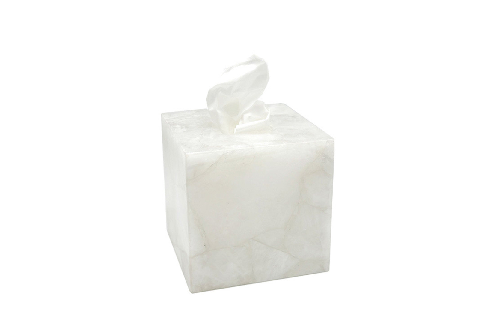 ETEREO New York Snow Quartz Tissue Box Cover | Wayfair