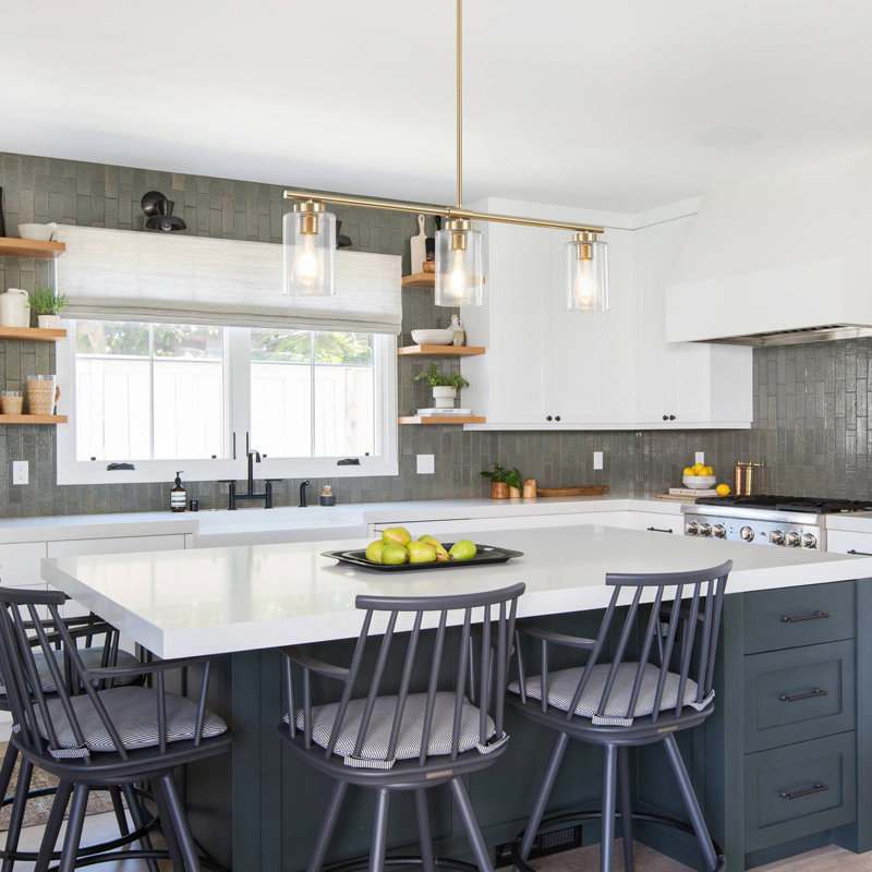 Breakwater Bay Kimbell 3 - Light Kitchen Island Pendant & Reviews | Wayfair