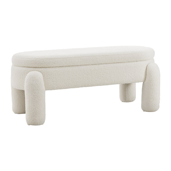 Natur Pur Dahlonega 110cm Wide Novelty Footstool Ottoman with Storage ...