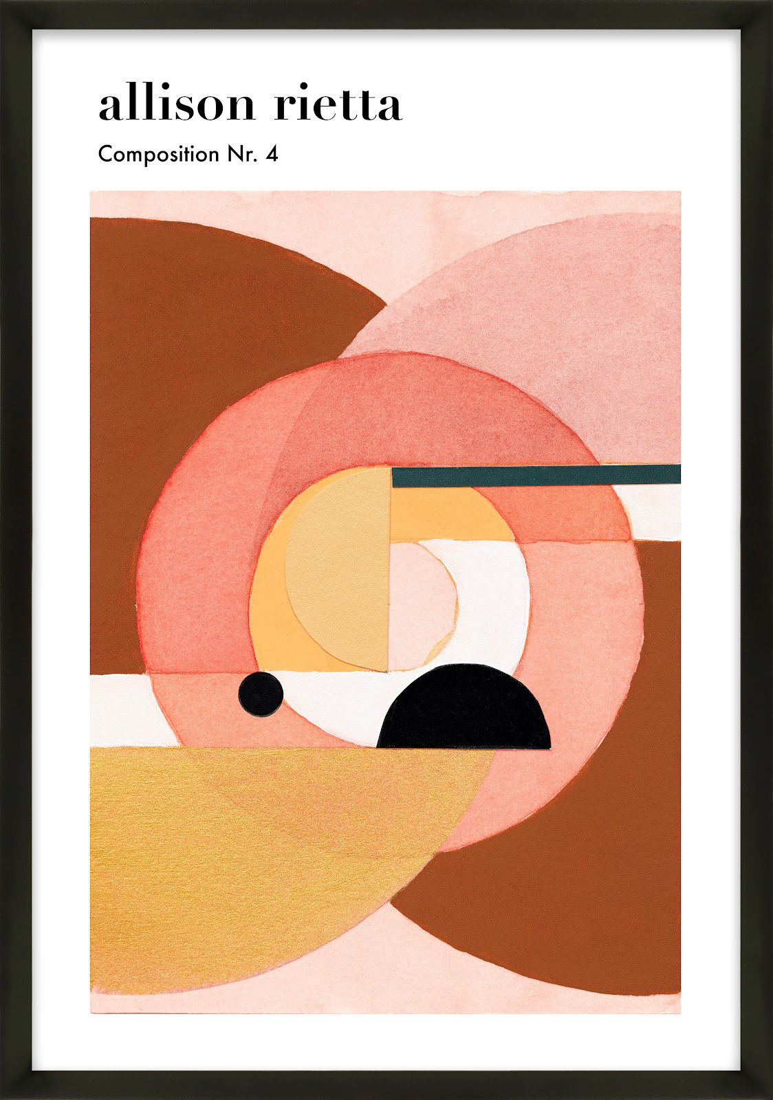 Wade Logan® Budhu Composition Nr. 4 by Allison Rietta - Picture Frame ...