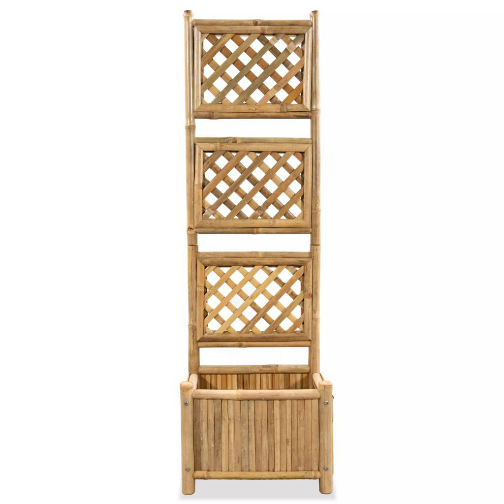 Bayou Breeze Markus Bamboo Planter Box with Trellis - Wayfair Canada