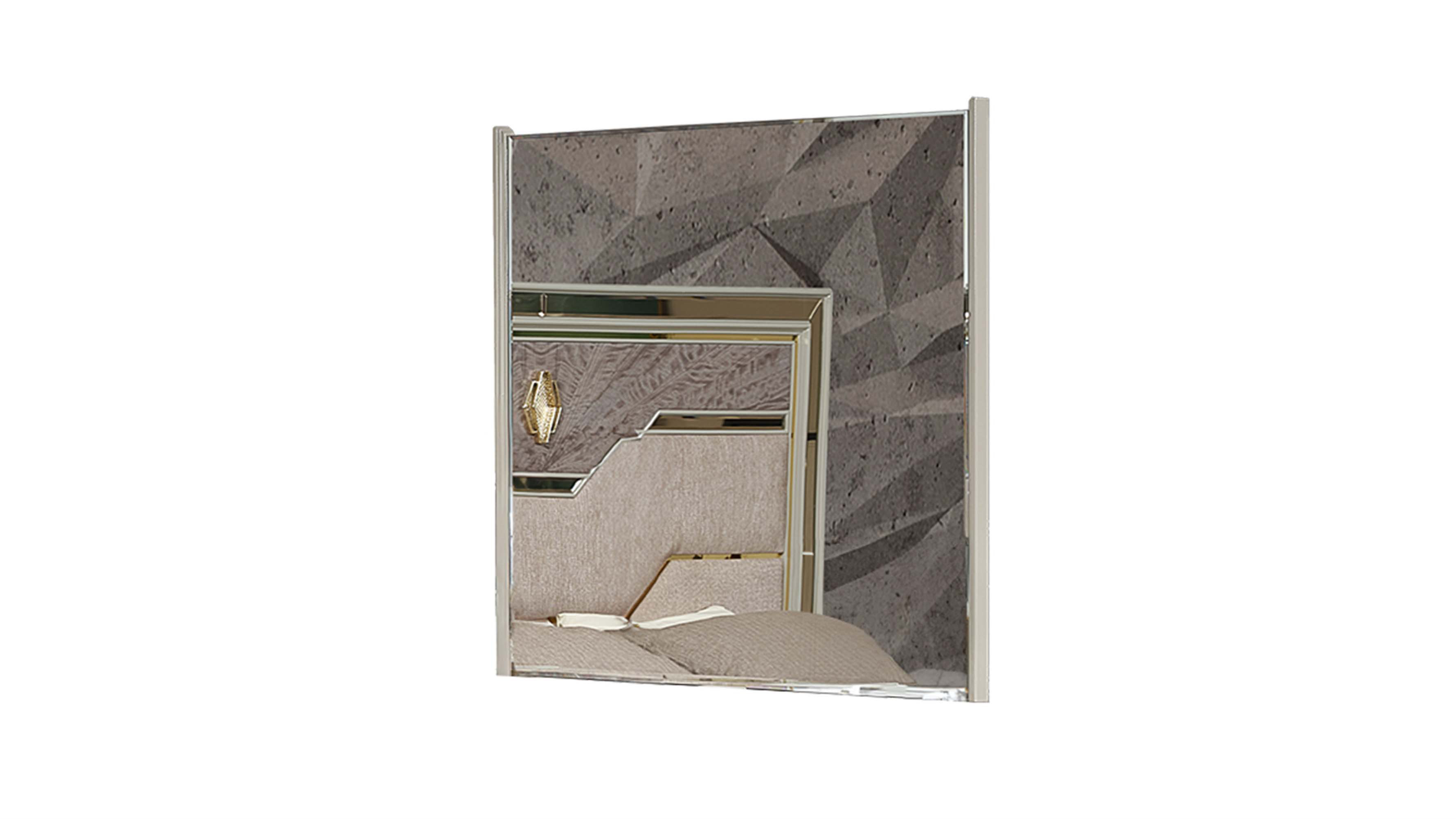 ROOM FULL Omari Modern Style Mirror Made With Wood | Wayfair