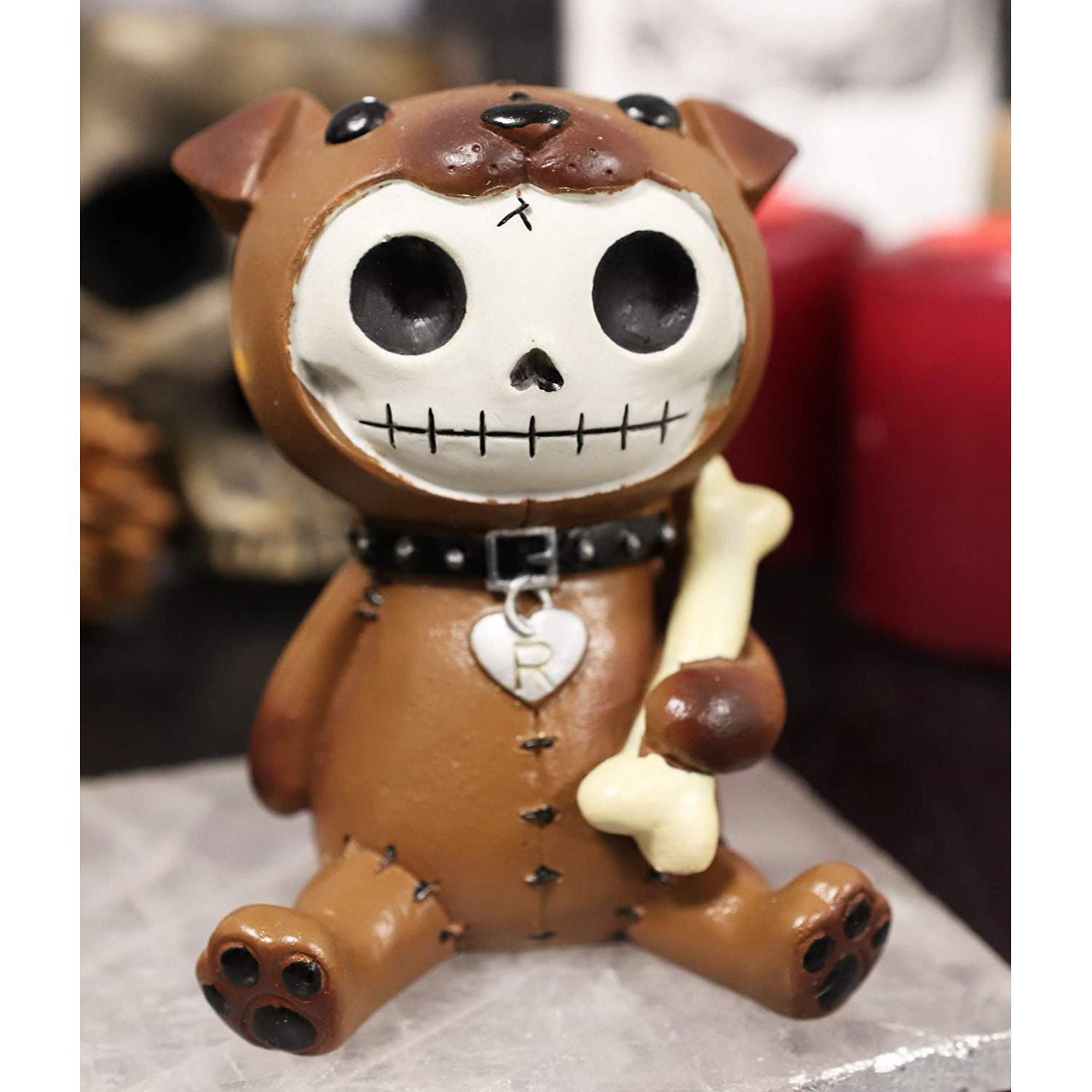 The Holiday Aisle® Bacus Labrador Dog Rocky Holding Bone Voodoo ...