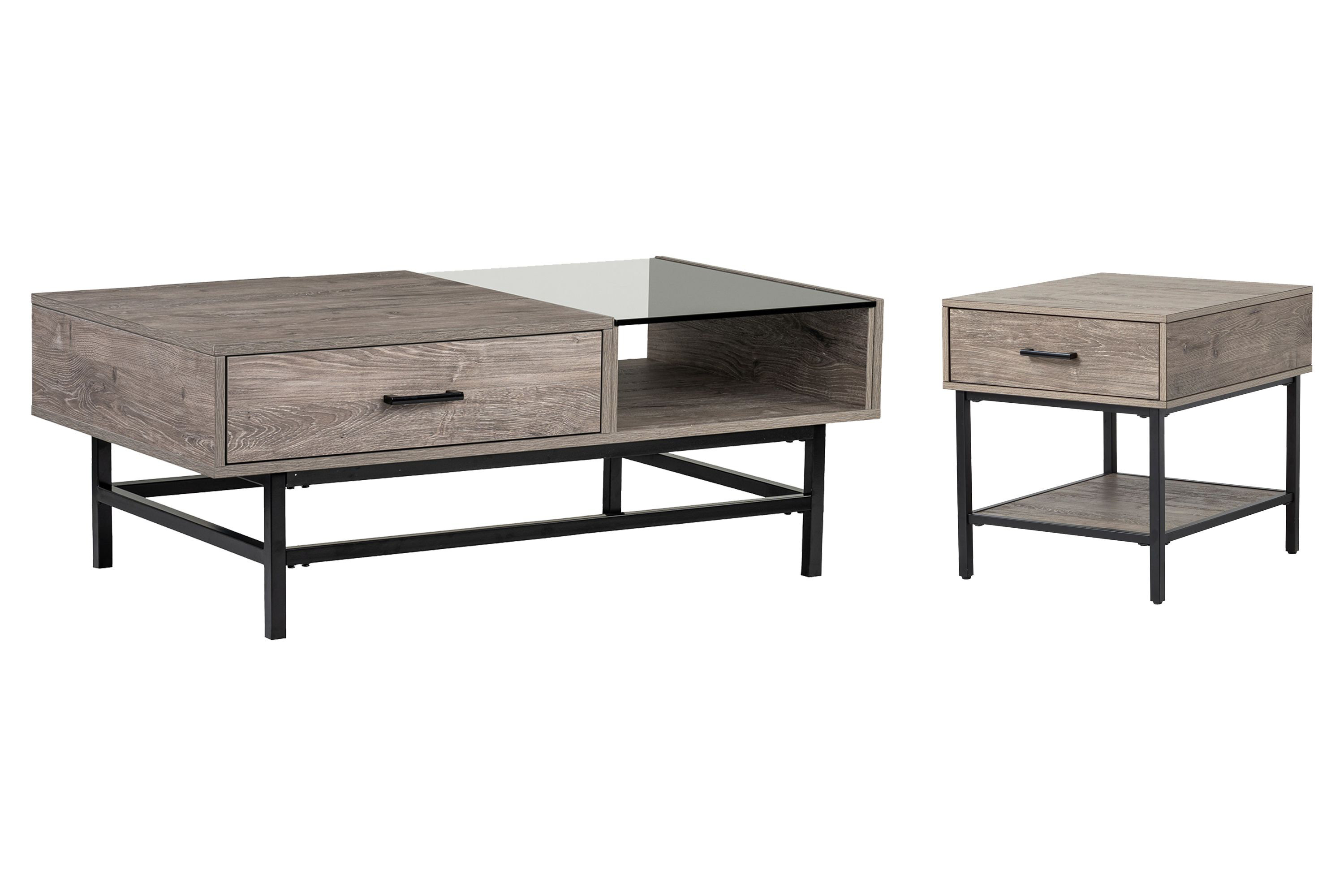 Canora Grey Rectangular Lift Top Cocktail Table With End Table | Wayfair
