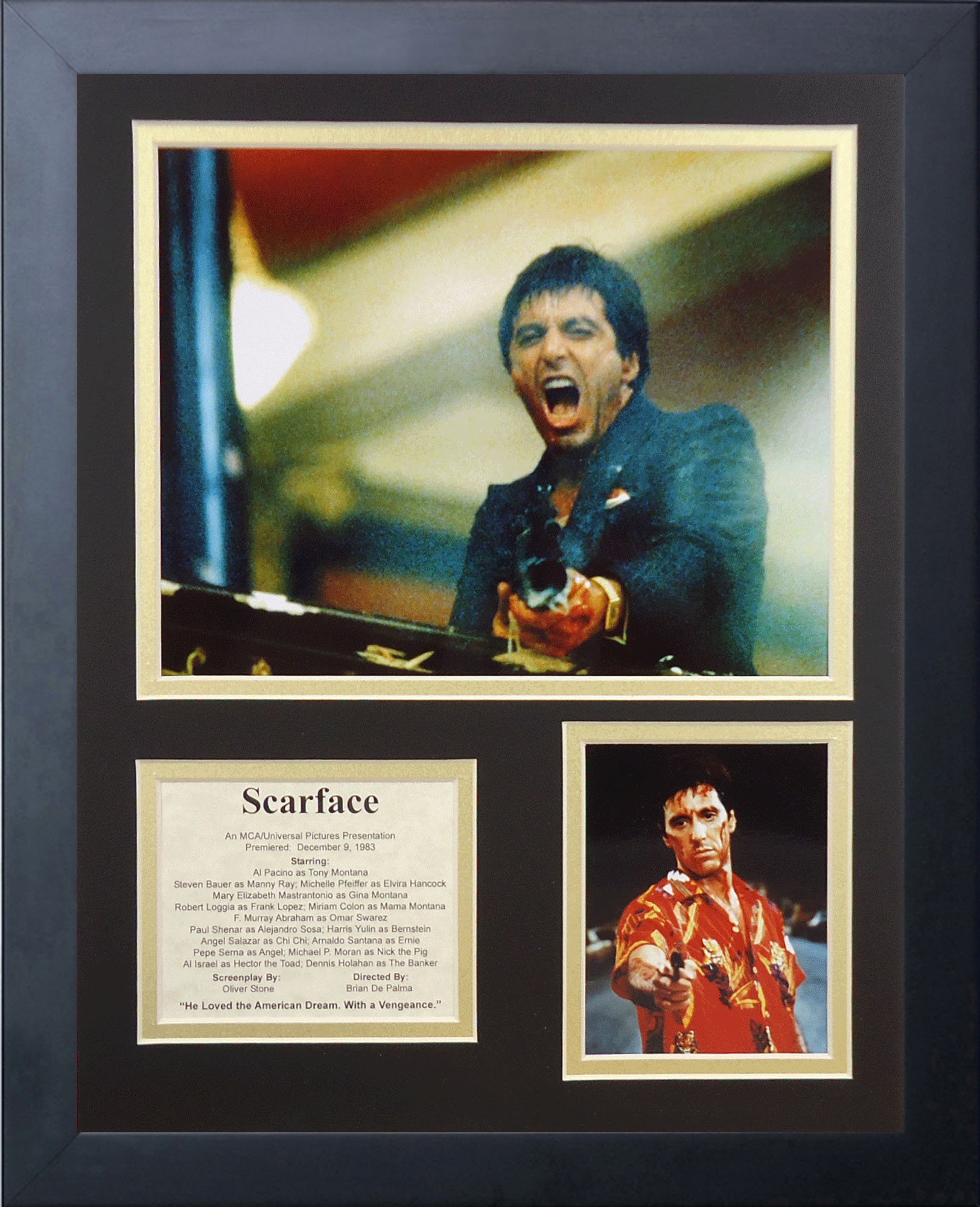 Legends Never Die Scarface Framed Memorabilia | Wayfair