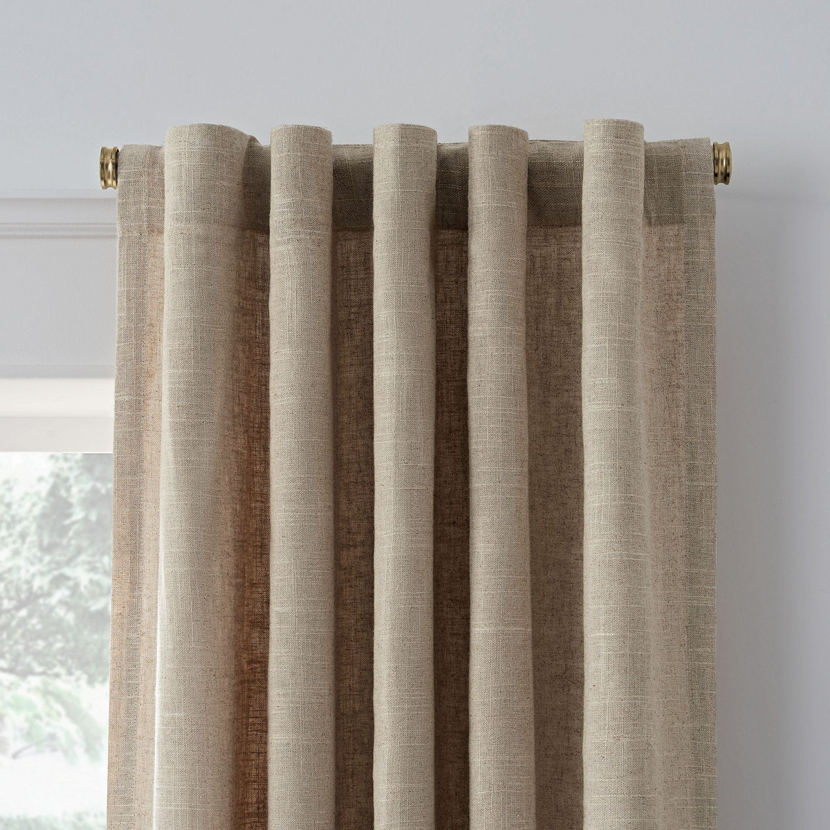 Mode Premium Collection Side Mount 1 1/8 in Diameter Curtain Rod with ...