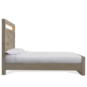 Birch Lane™ Mauve King Solid Wood Low Profile Standard Bed & Reviews ...