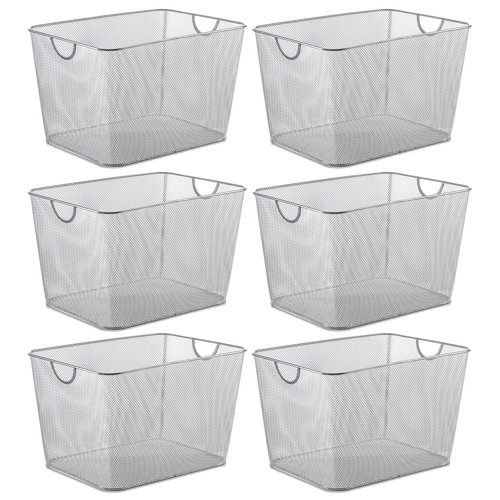 Rebrilliant Kitchen Pantry Organizer Upper Wire Basket Set & Reviews ...