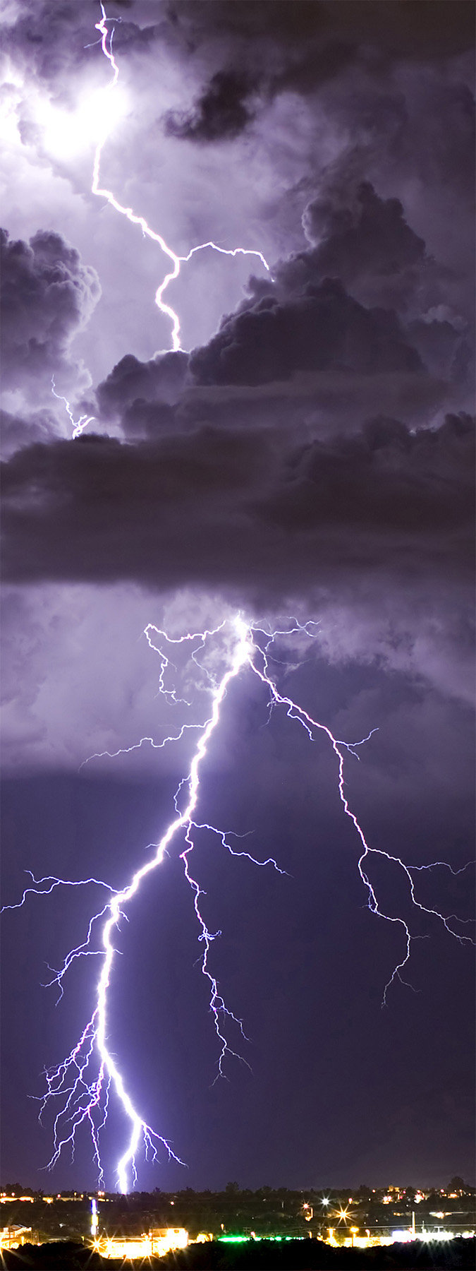Brewster Home Fashions Ultimate Crack of Lightning Wall Mural | Wayfair