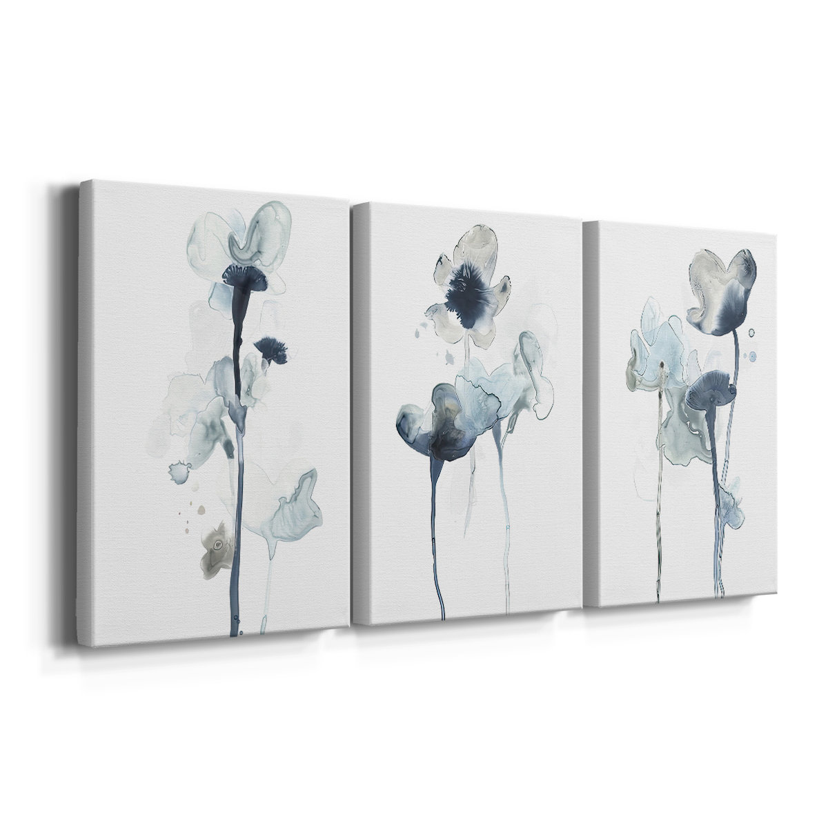 Alcott Hill® UA CH Midnight Blossoms I -Custom Wrapped Gallery Canvas ...