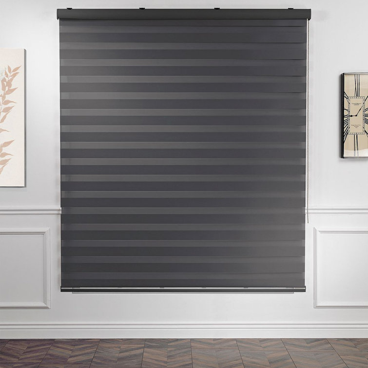 dark grey shutter blinds