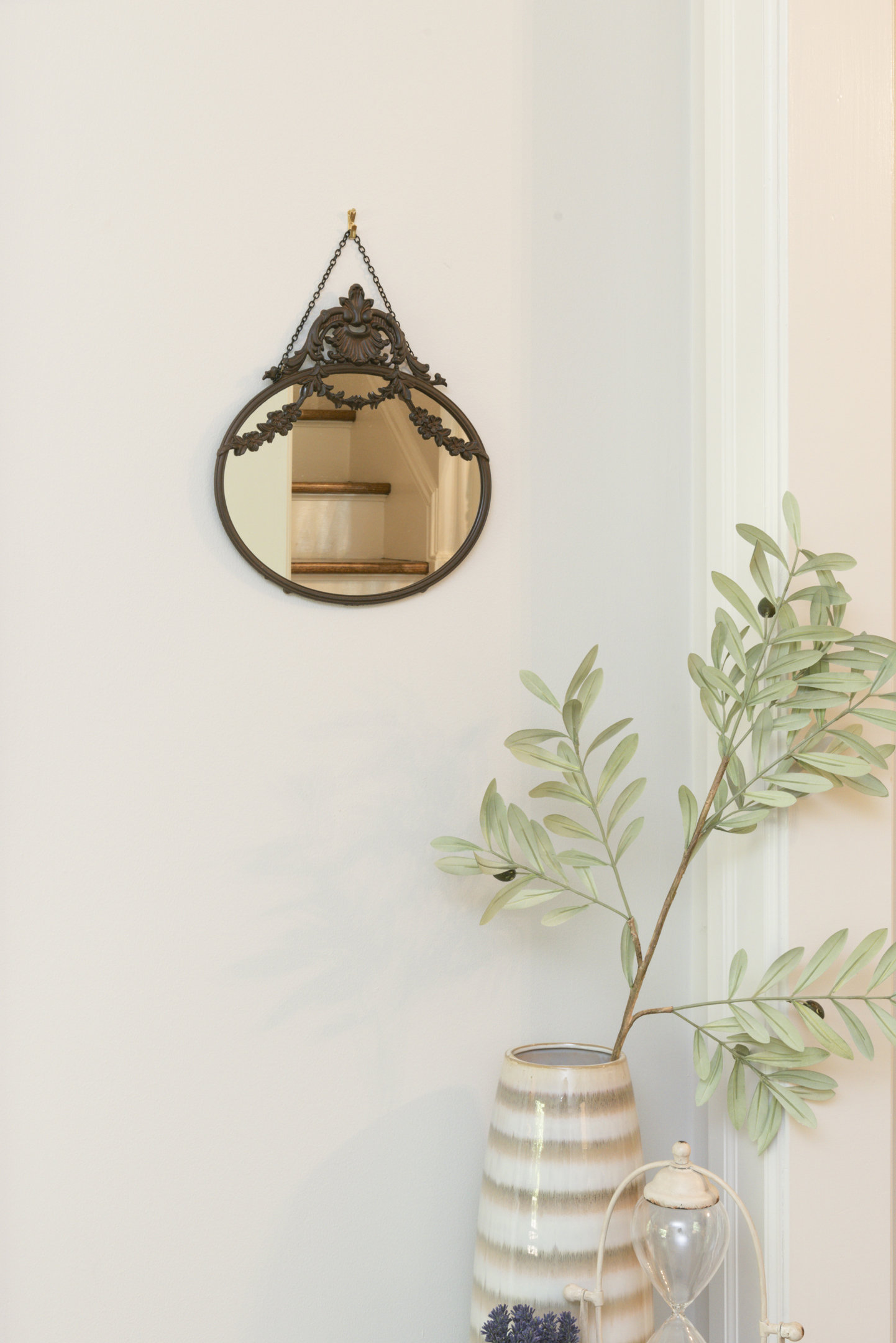Laurel Foundry Modern Farmhouse Miroir mural avec chaîne décorative et ...
