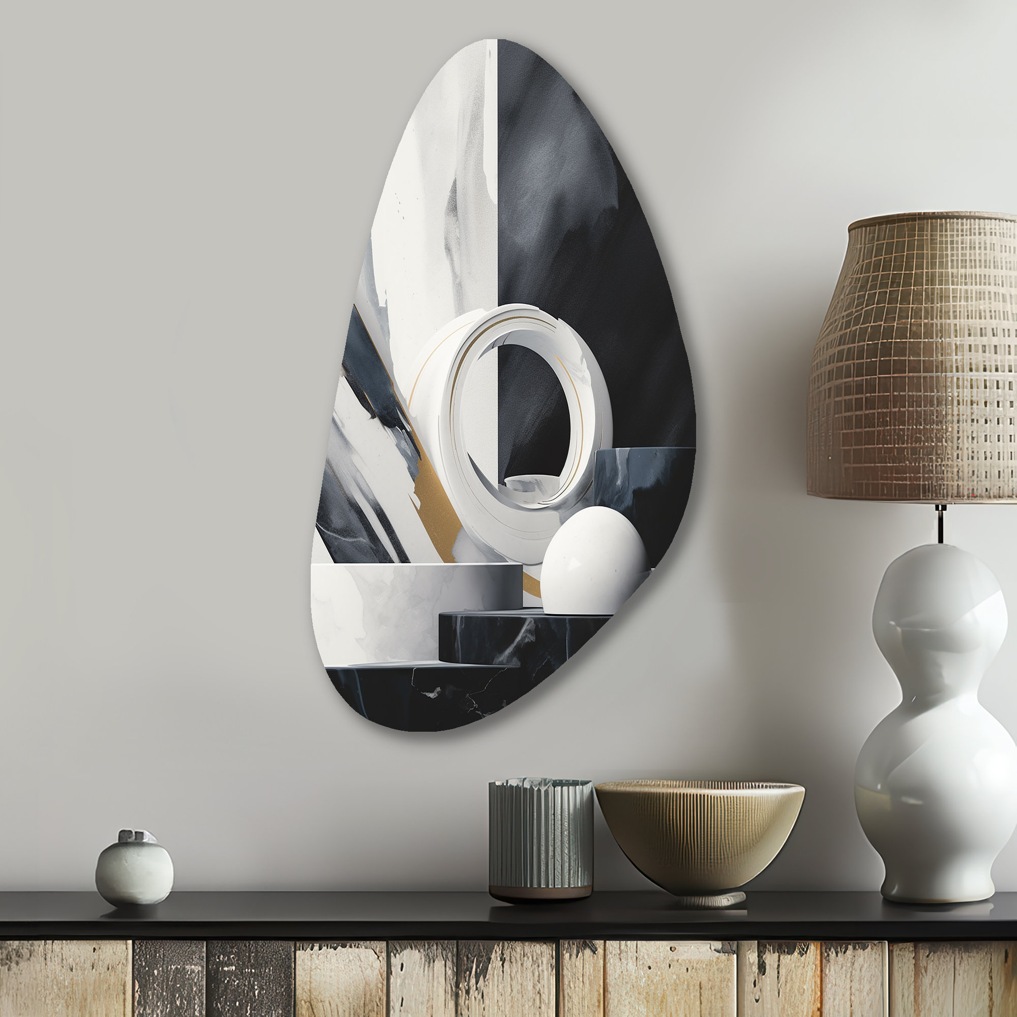 Wade Logan Abstract Marble Shapes II - Abstract Marble Fall Shape ...
