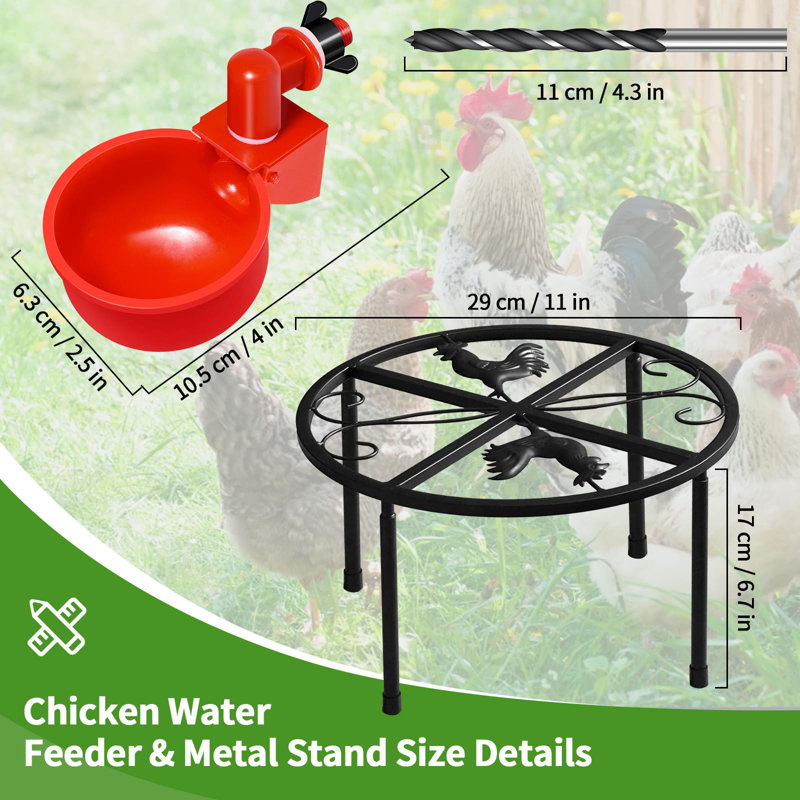 Tucker Murphy Pet™ Chicken Waterer for Coop Poultry(12 Pack) | Wayfair