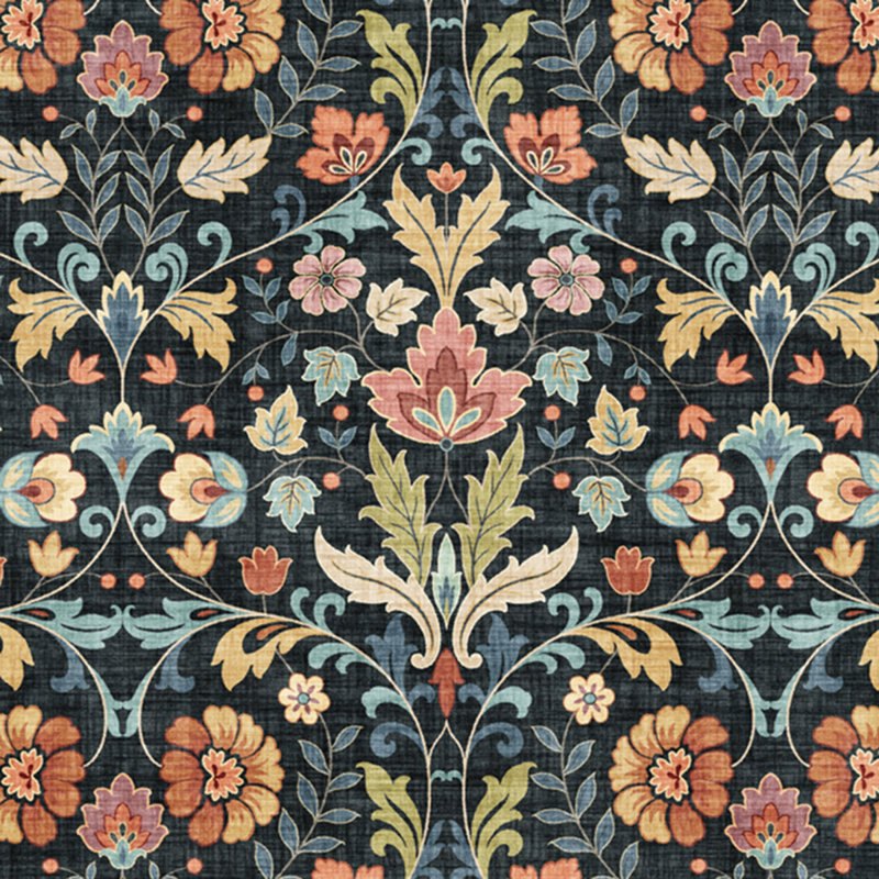 Gertmenian Crystal Print Verner Black Multi-Colored Transitional Bright ...