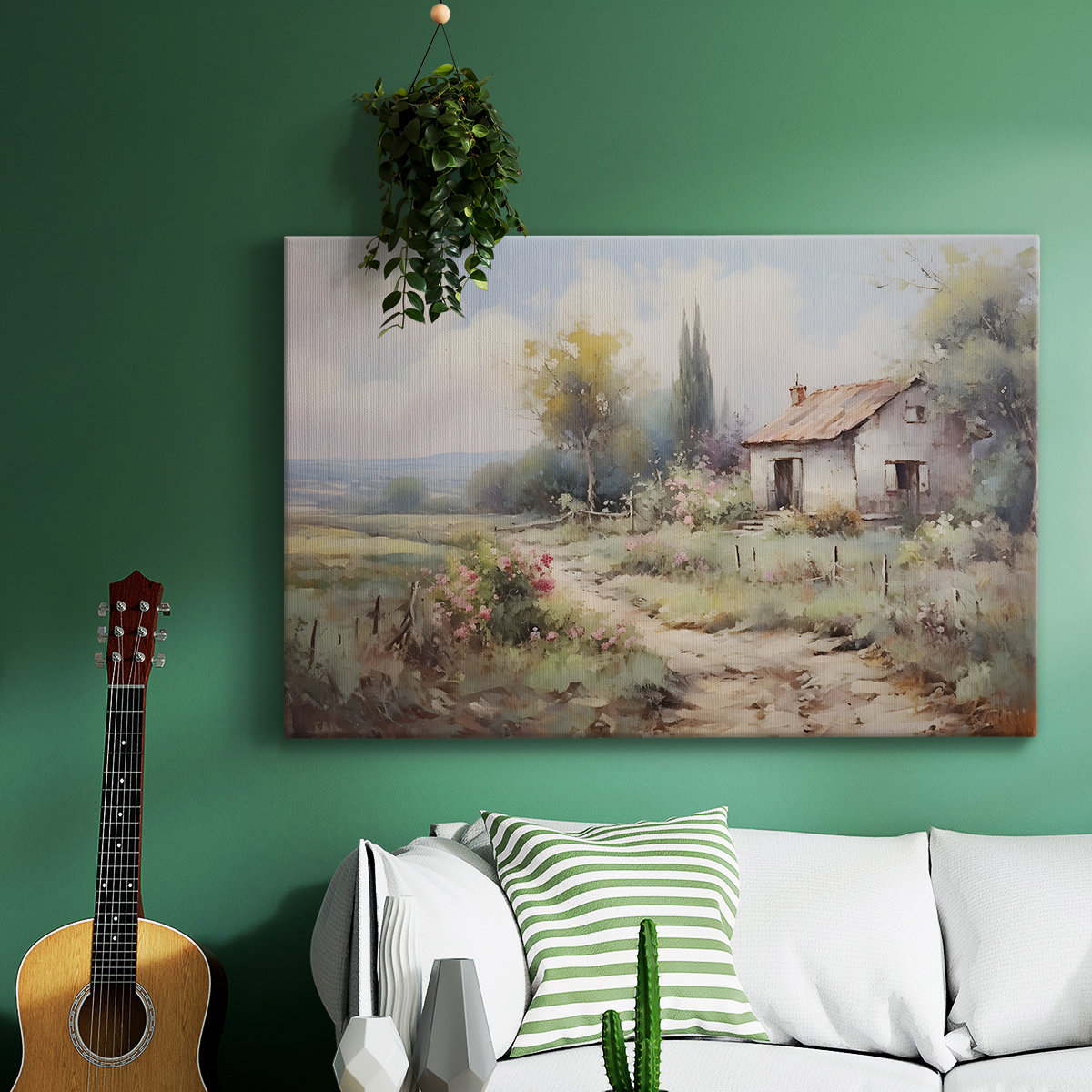 Winston Porter " Vintage Landscape -DLXXV " on Canvas | Wayfair