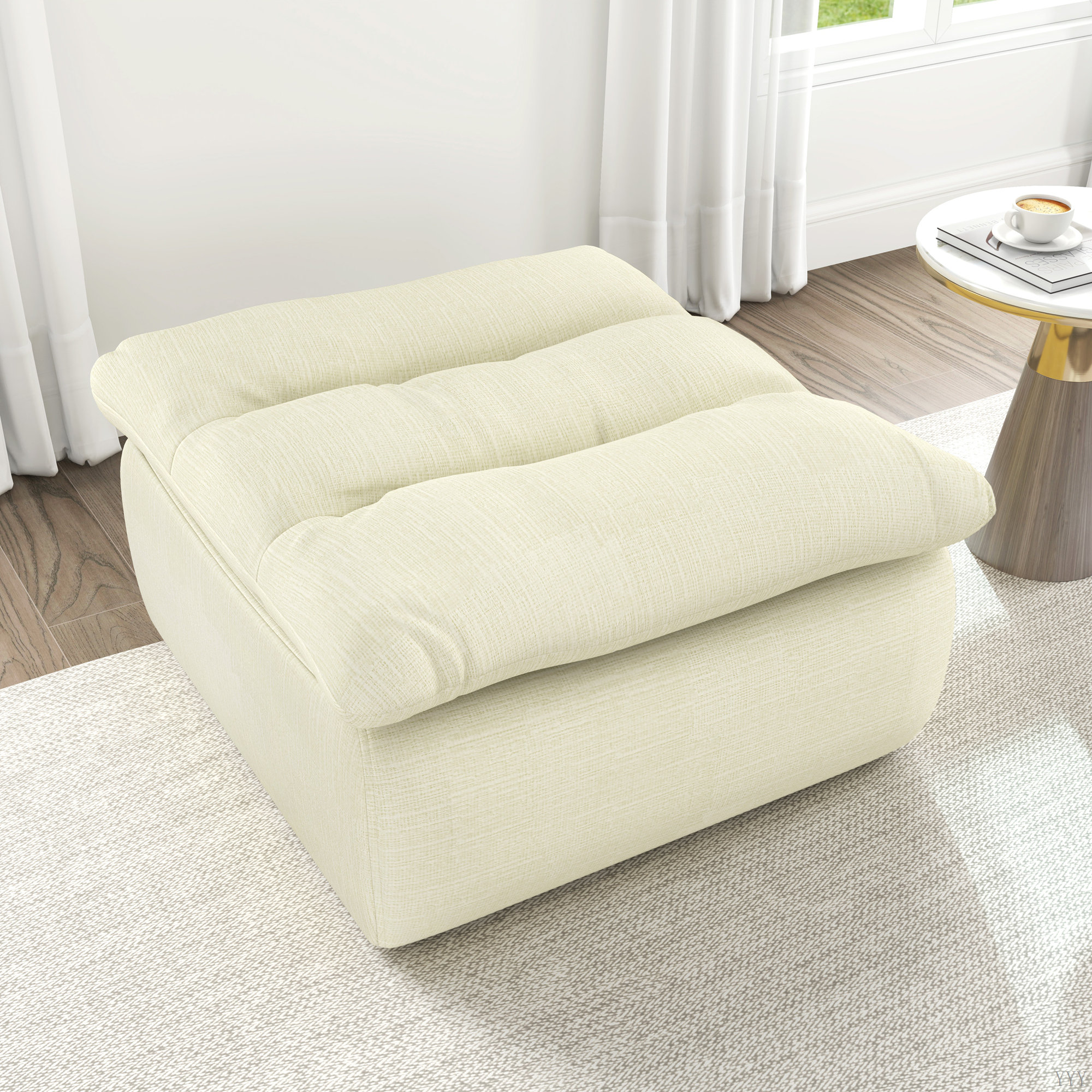 Trule Lazy Floor Sofa,Modern Armless And Backless Sofa Chair,Comfy ...