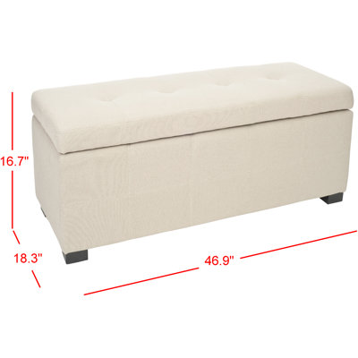 Red Barrel Studio® Alescia Faux Leather Upholstered Storage Bench ...