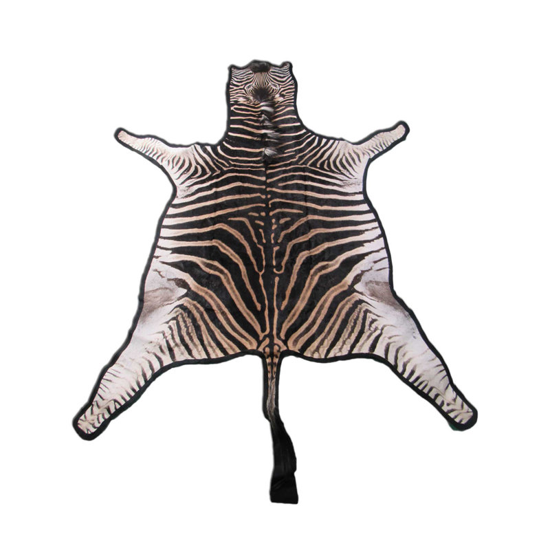 Foundry Select Shonteria Real Zebra Skin Rug - Felted | Wayfair