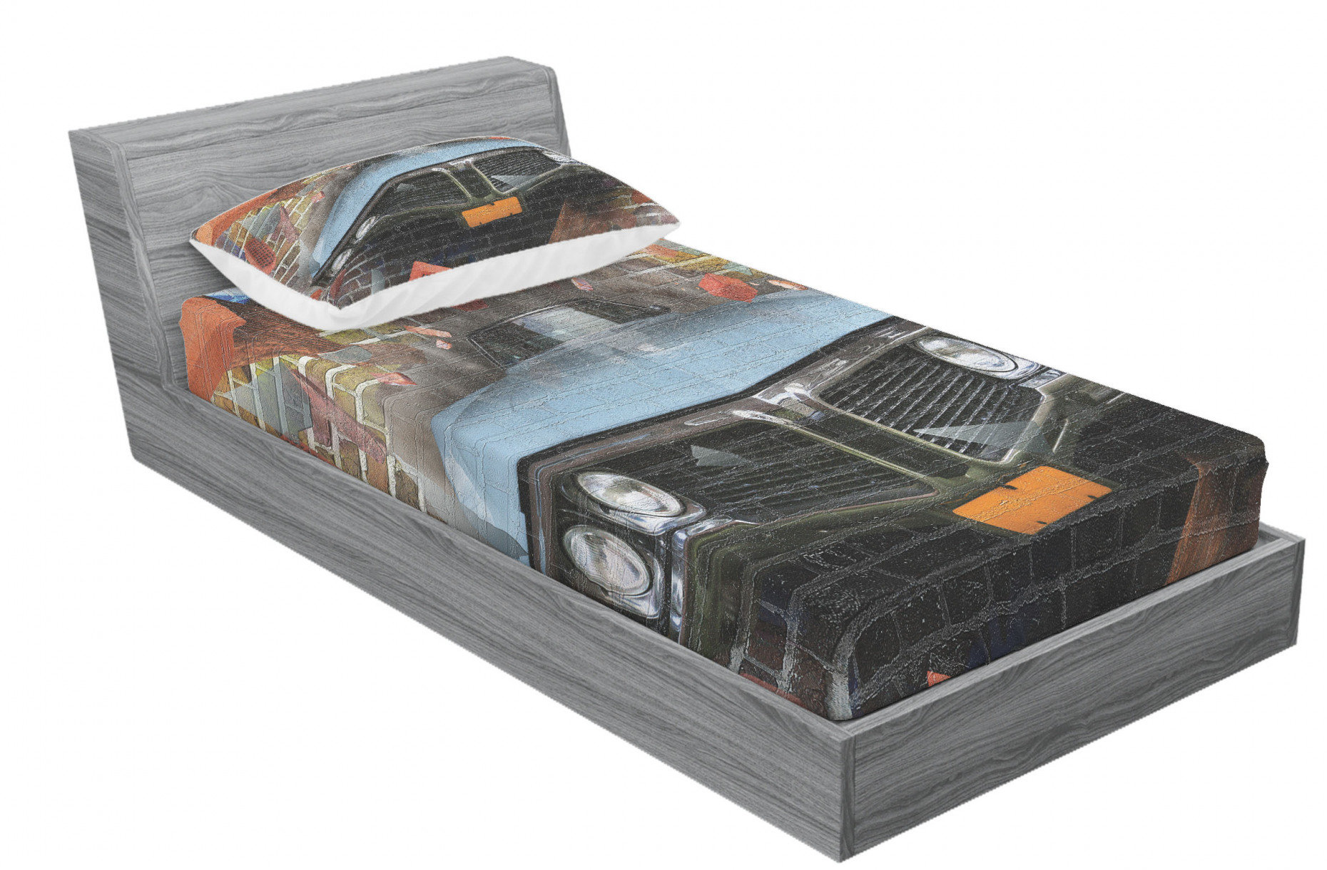 Ambesonne Cars Sheet Set | Wayfair