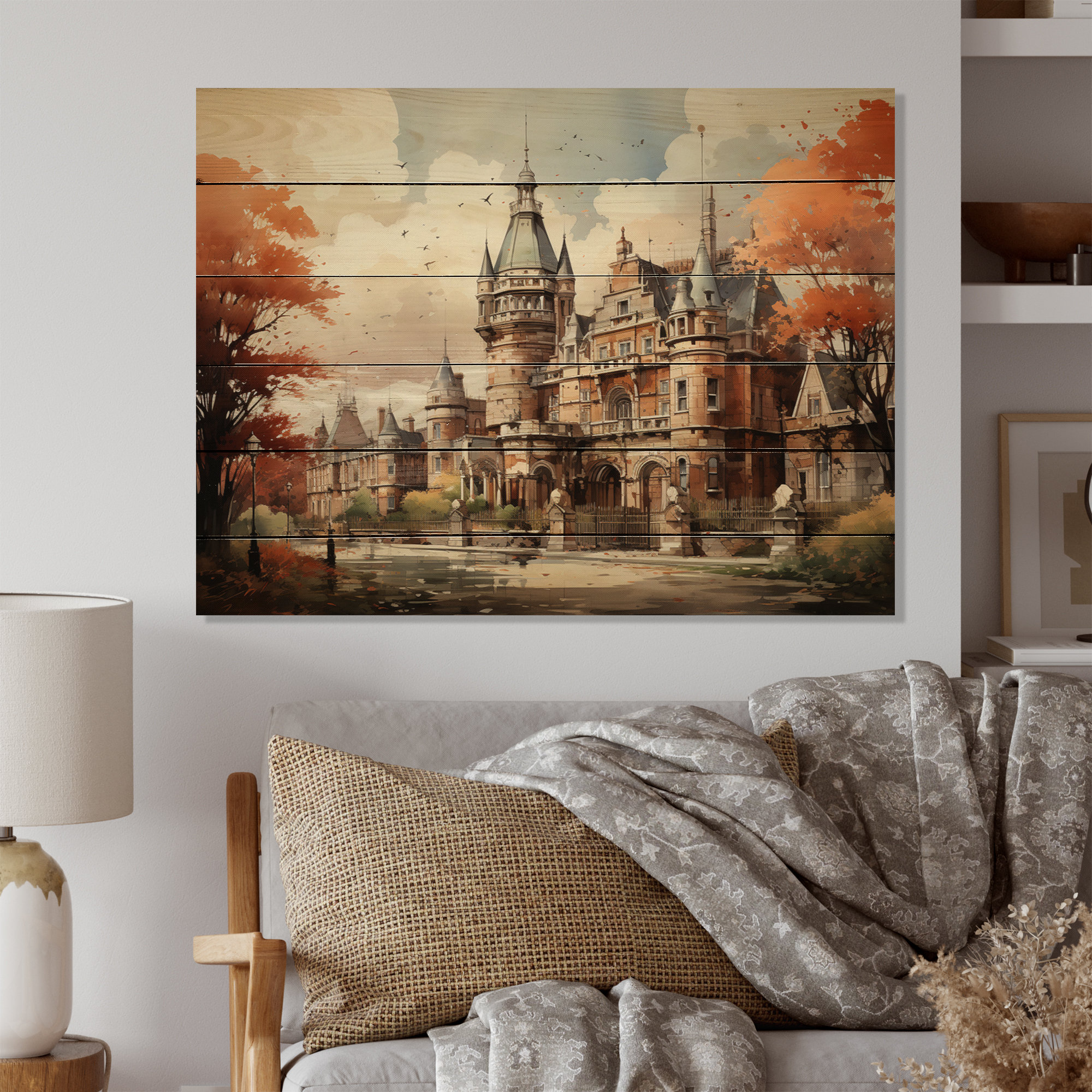 Red Barrel Studio® Ireland Dublin Castle Extremely I On Wood Print ...