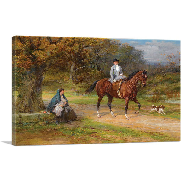 ARTCANVAS Poverty And Privilege Canvas Art Print By Heywood Hardy | Wayfair