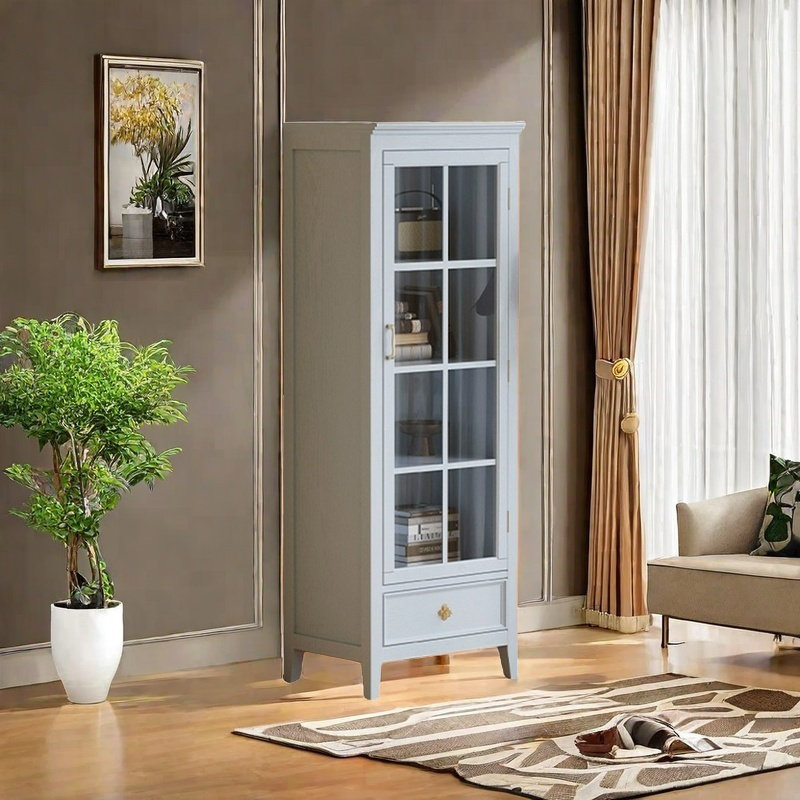 Parttlion American style bookcase with dust proof glass door | Wayfair