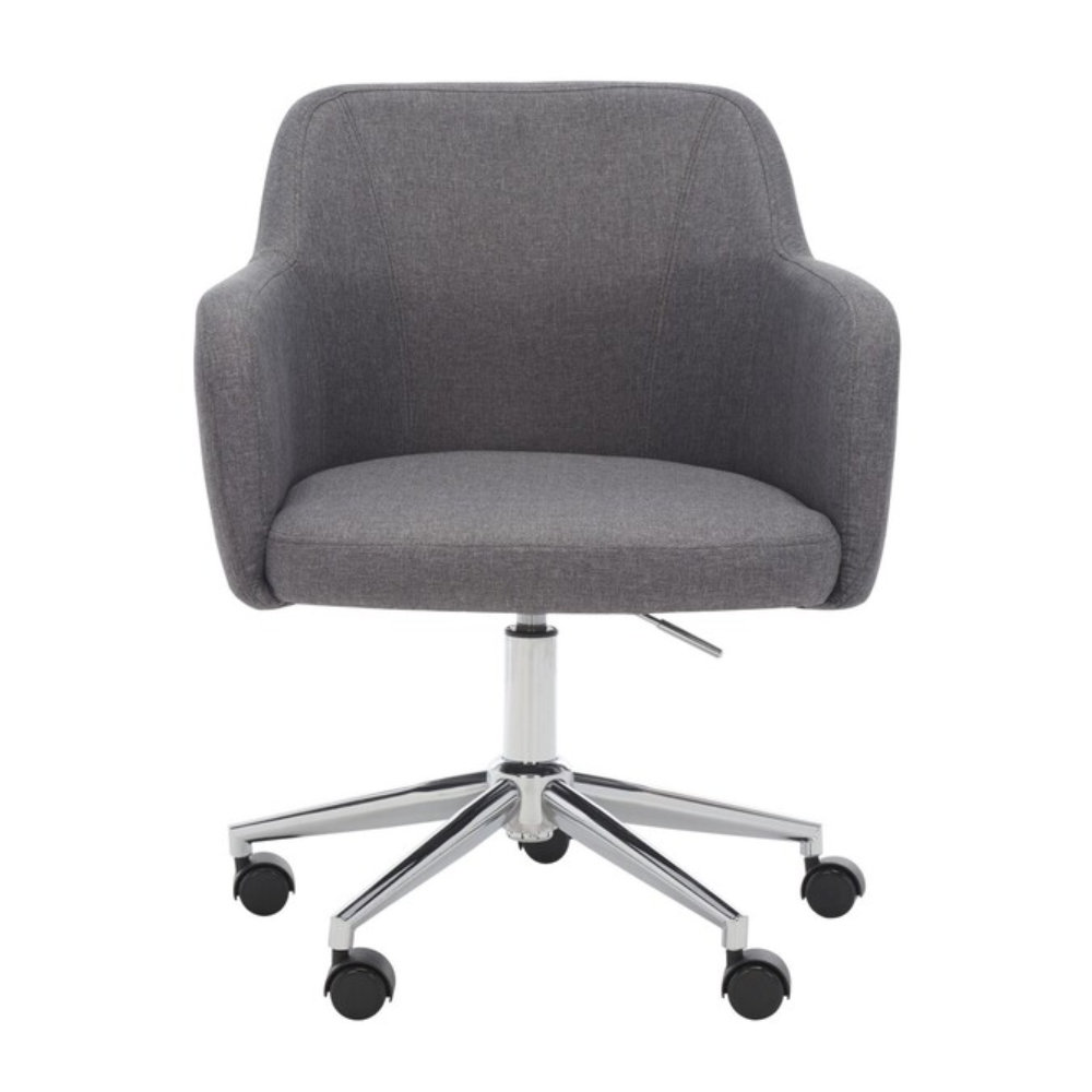 Latitude Run® Linen Office Chair | Wayfair