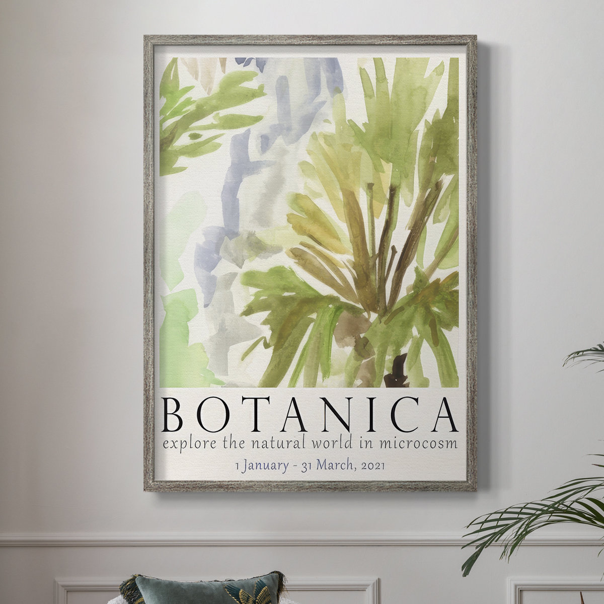 Lark Manor™ Botanica Exhibition Poster III Framed Print - Solid Wood ...