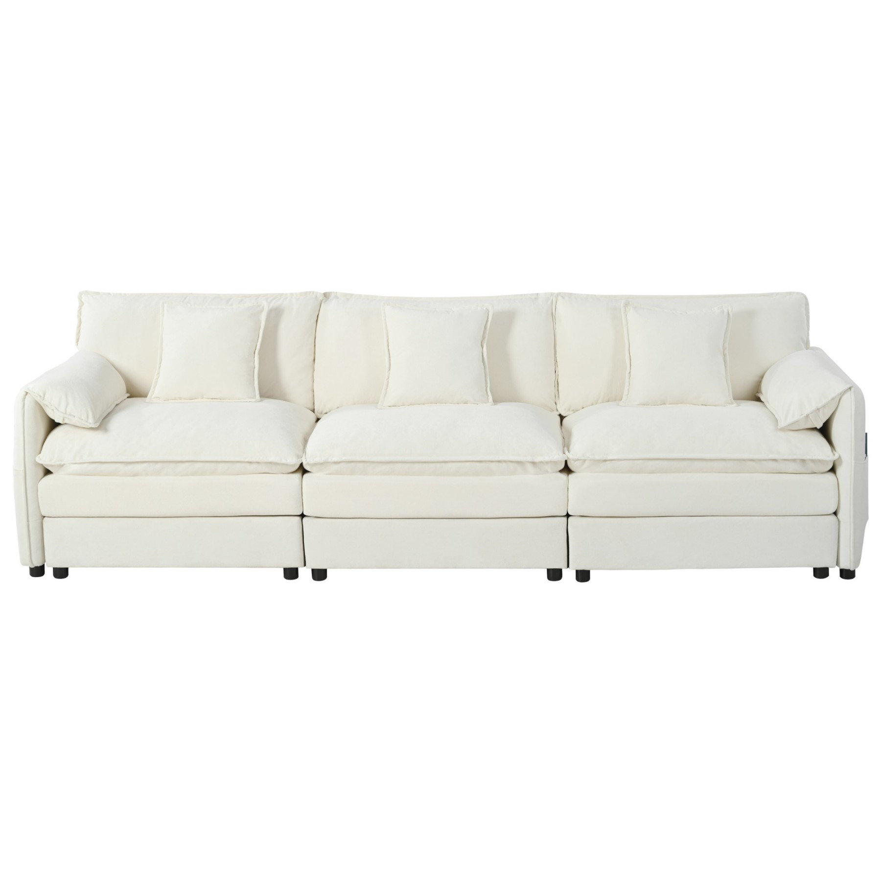 Latitude Run® Oversized Deep Seat Sectional Sofa | Wayfair