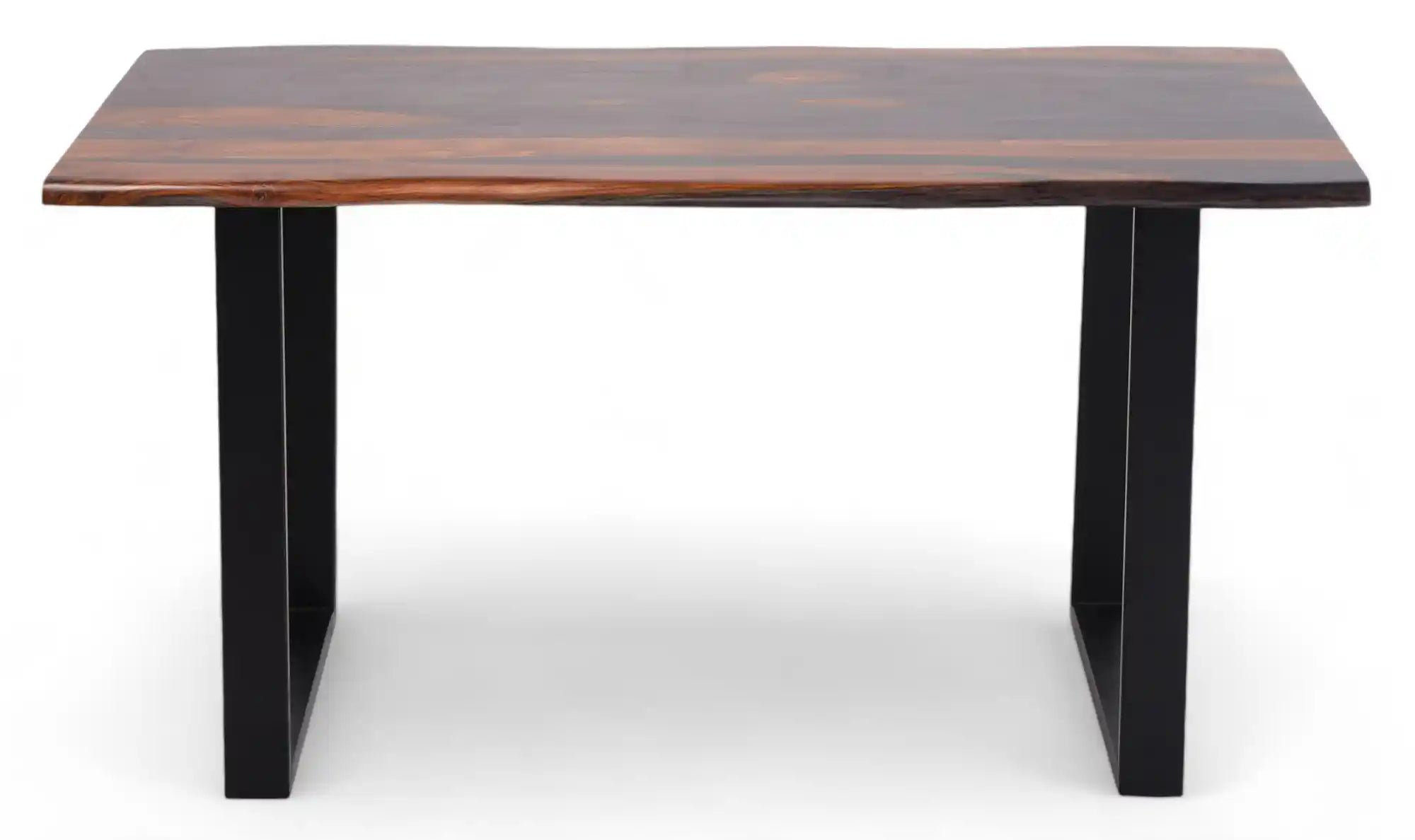 Latitude Run® Kyliah Crofford Iron Based Wooden Rectangular Dining ...