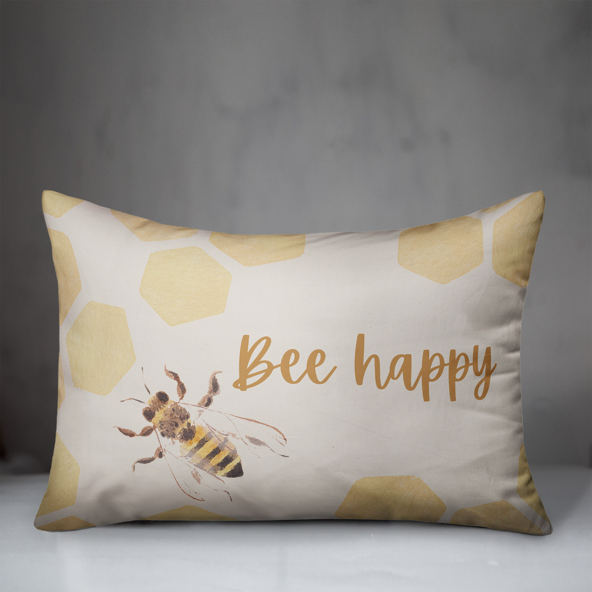 Designs Direct Creative Group Bee Happy Watercolor Hive Rectangular ...