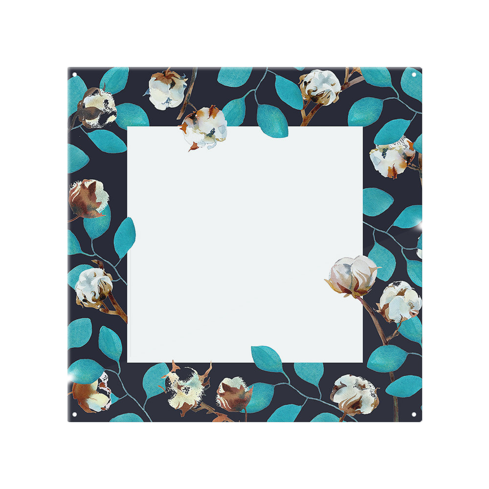 Ebern Designs Watercolour Leaf Frame Splash Back | Wayfair.ie