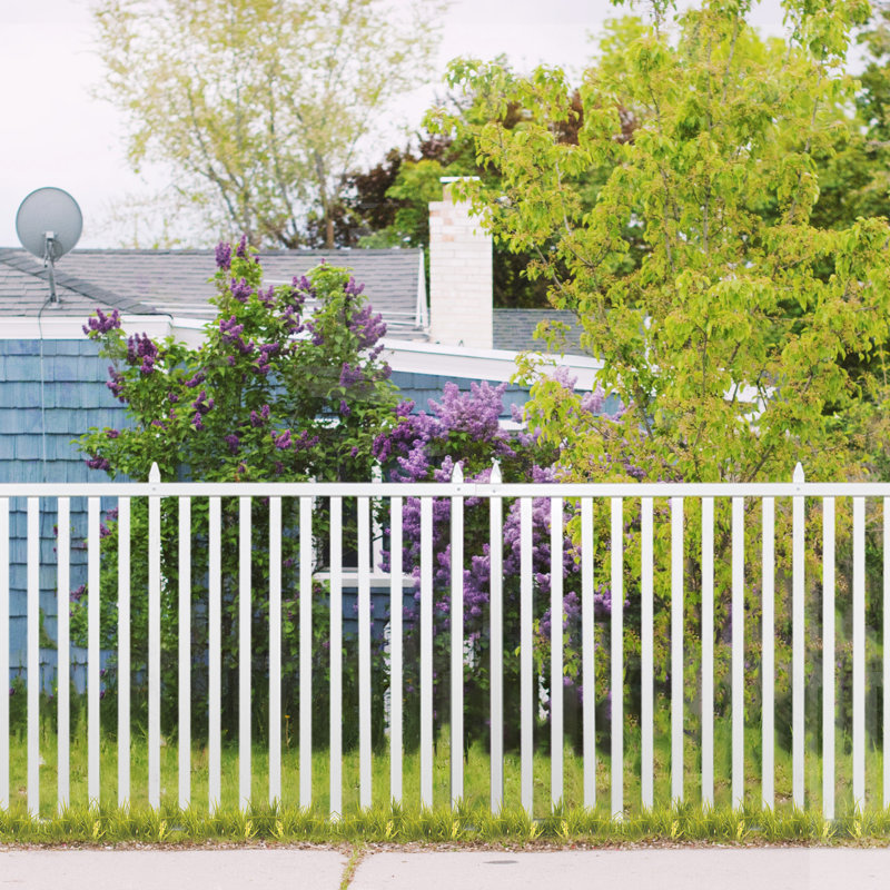 Dovelina Vertical Stripe Vinyl Fence 40"X 80" & Reviews - Wayfair Canada
