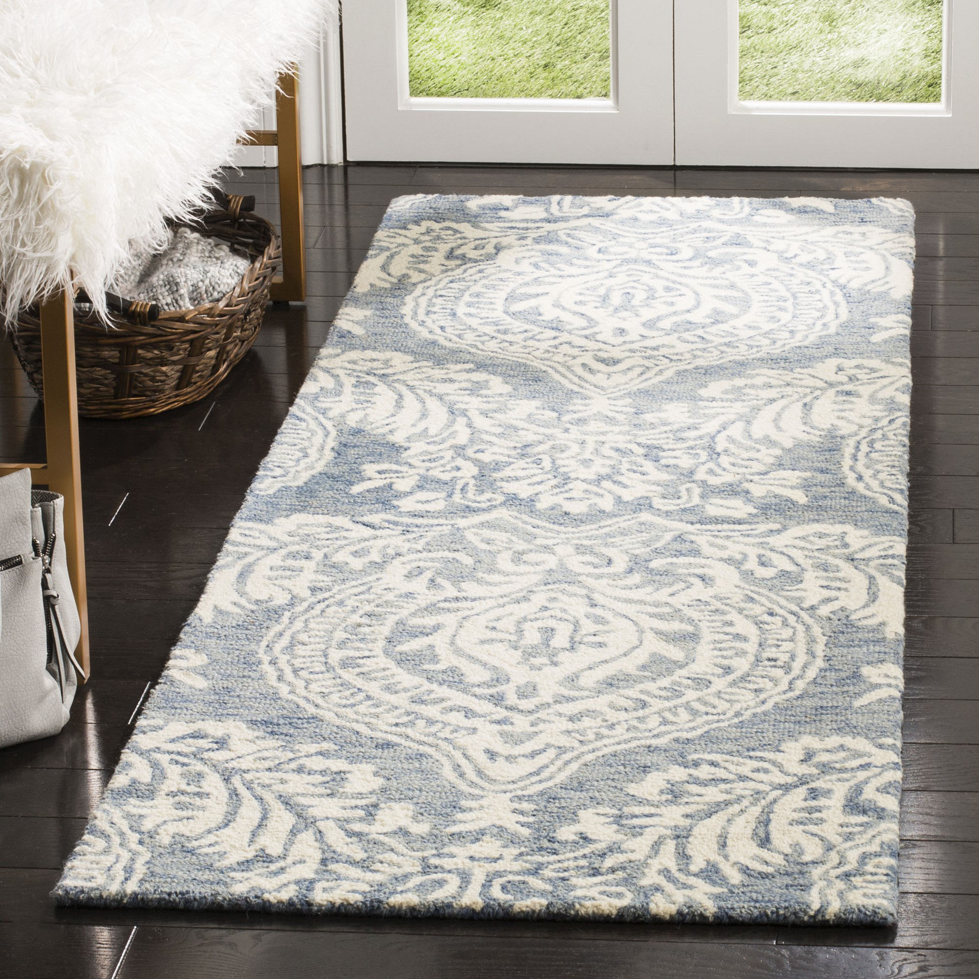 Ophelia & Co. Jones Street Hand Tufted Wool Ikat Rug | Wayfair