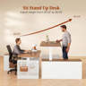 Wrought Studio™ L Shaped Standing Desk, 53" Adjustable Corner Desk With ...
