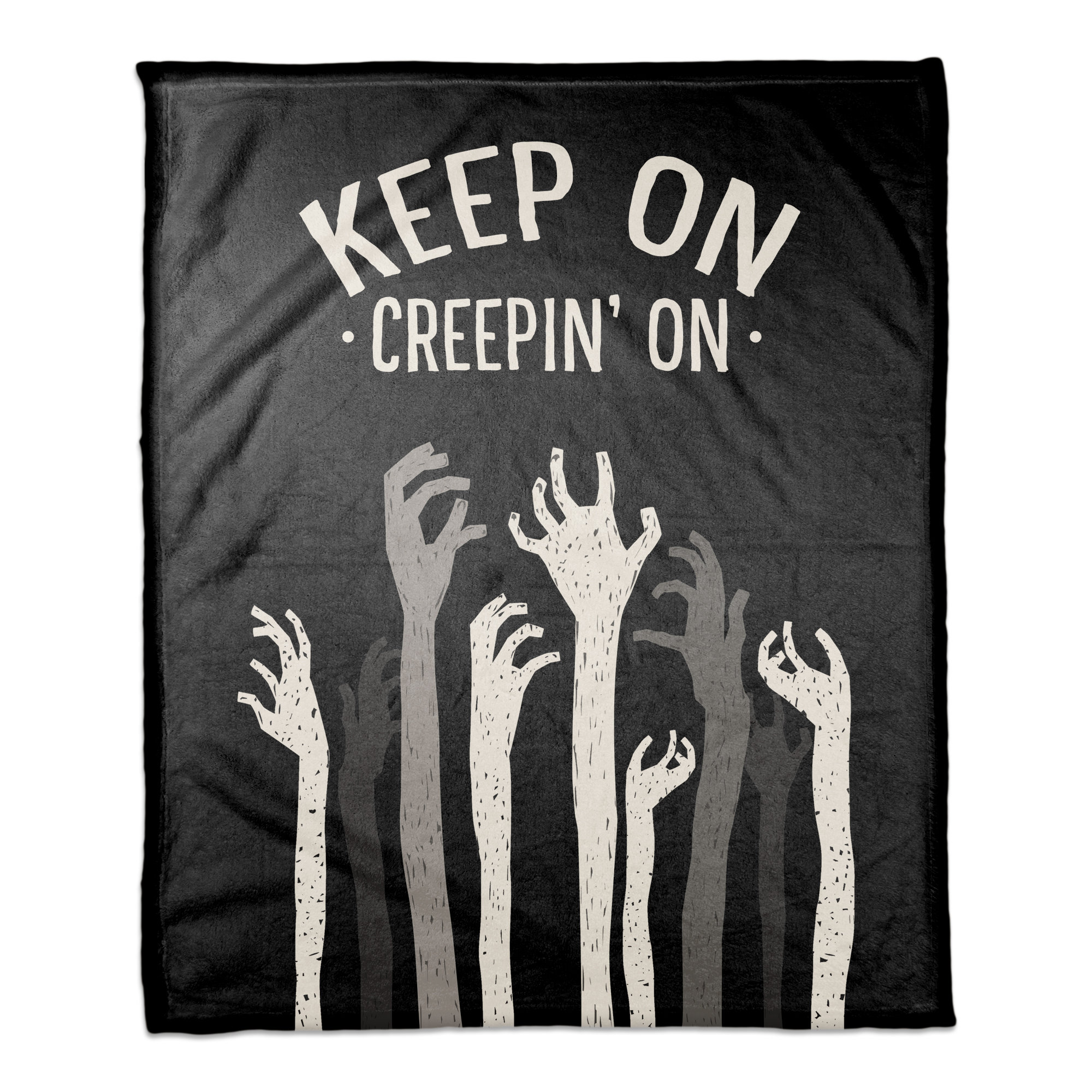 Designs Direct Creative Group Keep on Creepin on Zombies Throw | Wayfair