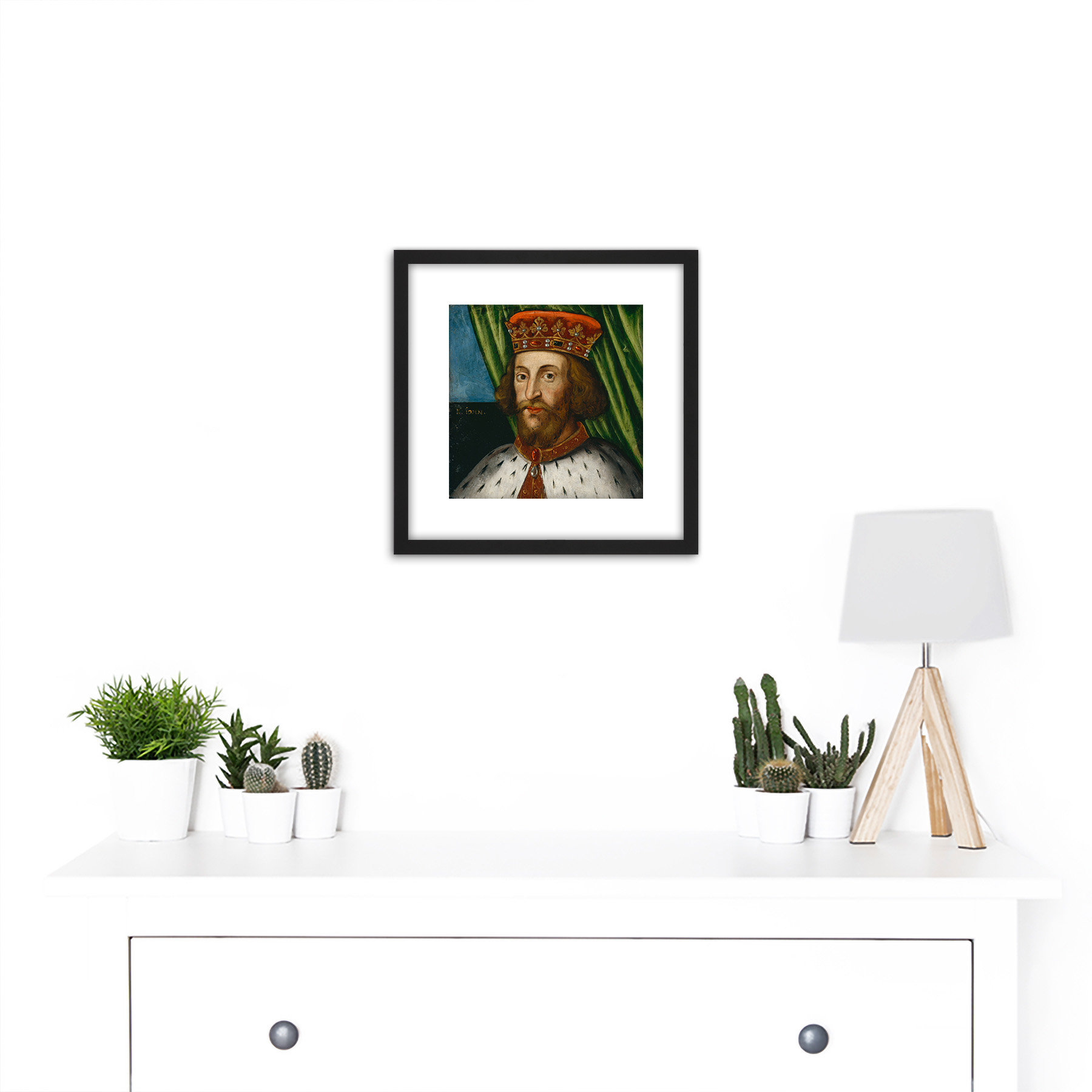 Marlow Home Co. British School King John Portrait - Picture Frame ...