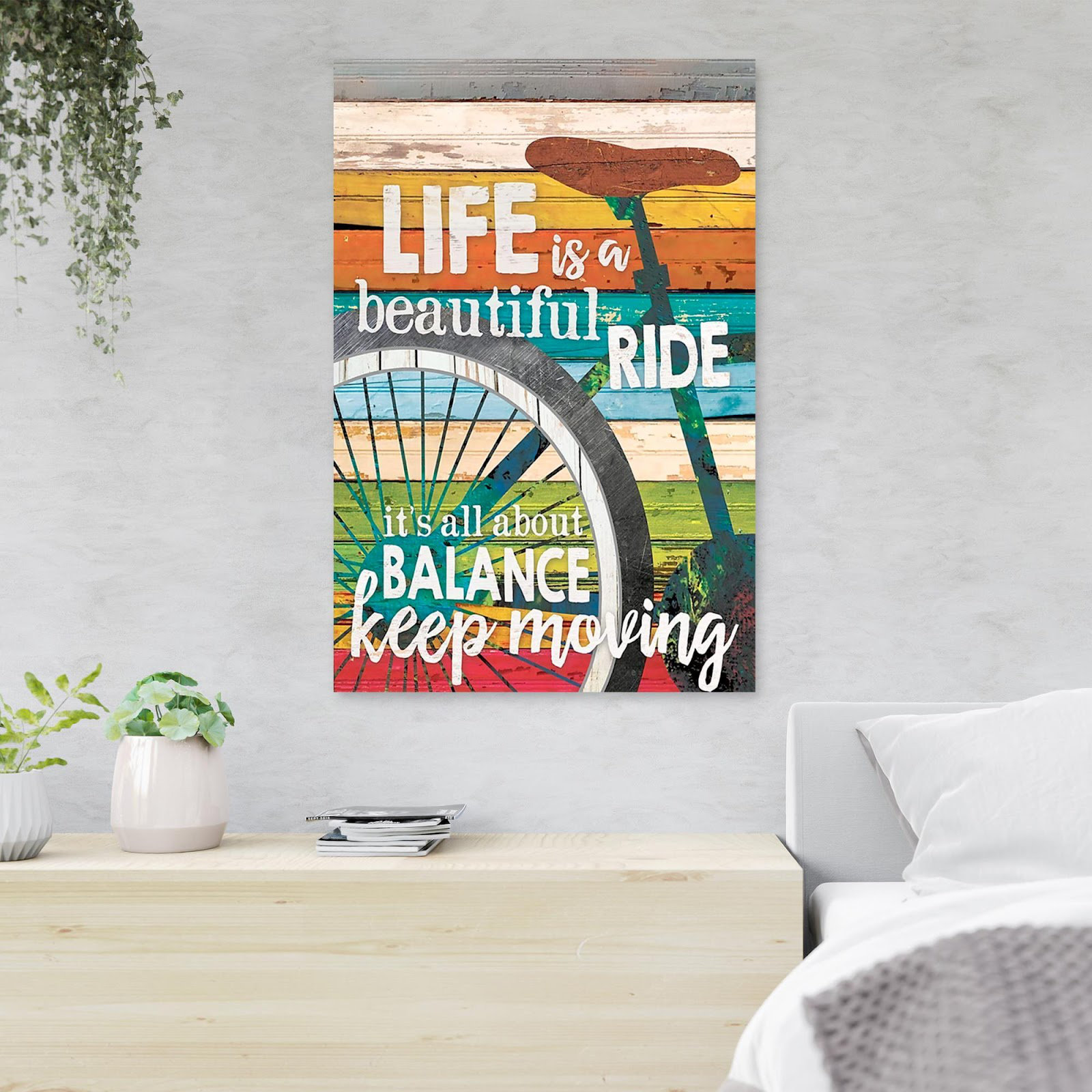 Trinx A Bicycle - Llife Is A Beautiful Ride - 1 Piece Rectangle Graphic ...