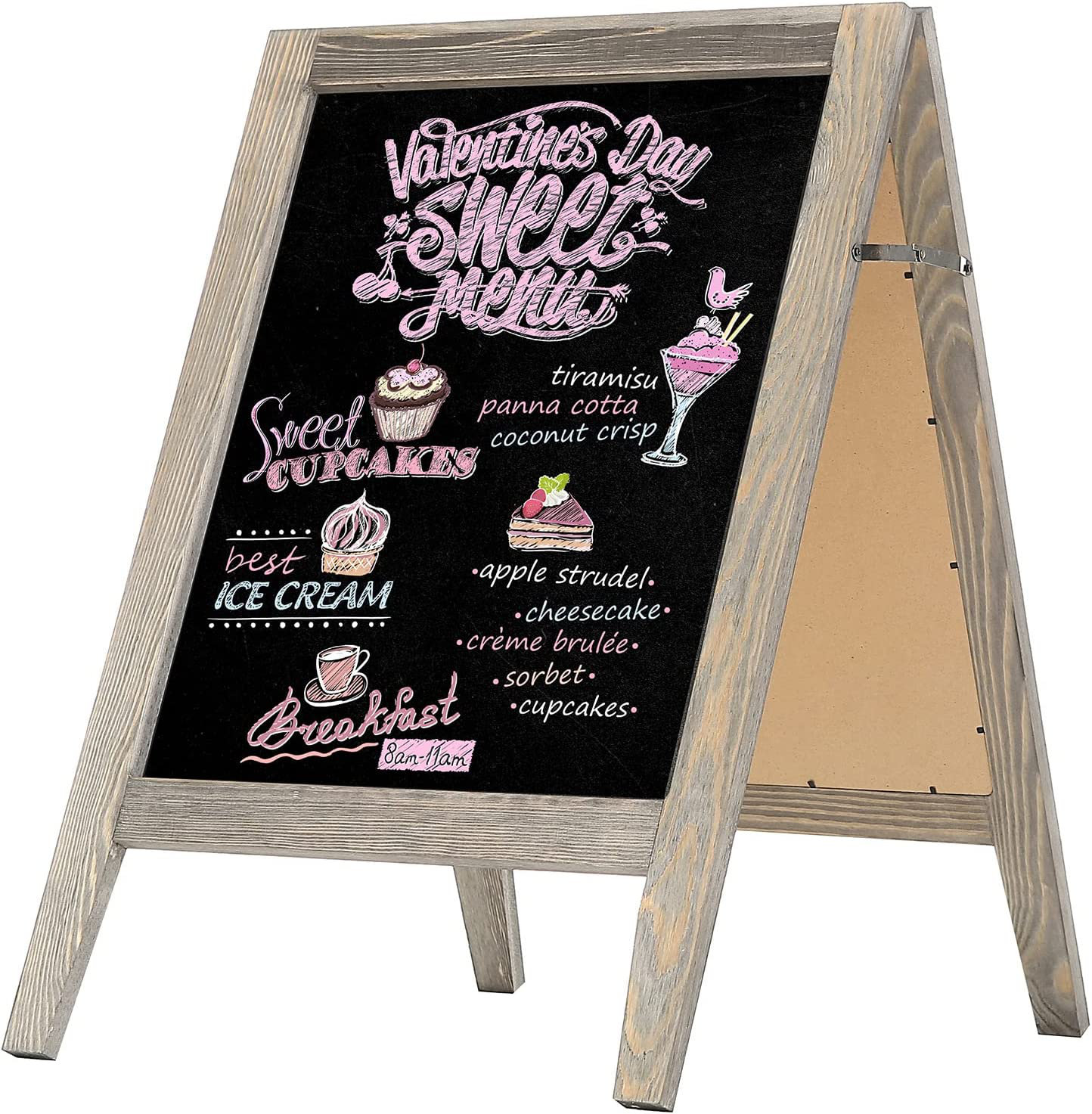 Gracie Oaks Freestanding Memo Chalk Board Sign | Wayfair