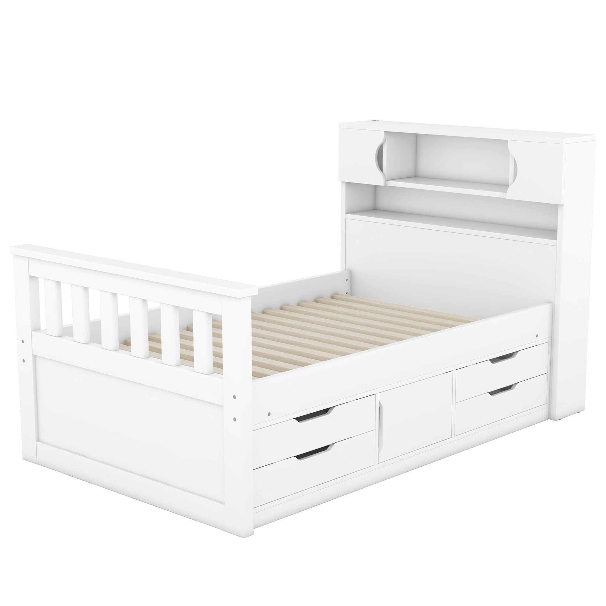 Lark Manor™ Twin Size Captain Platform Bed Frame | Wayfair