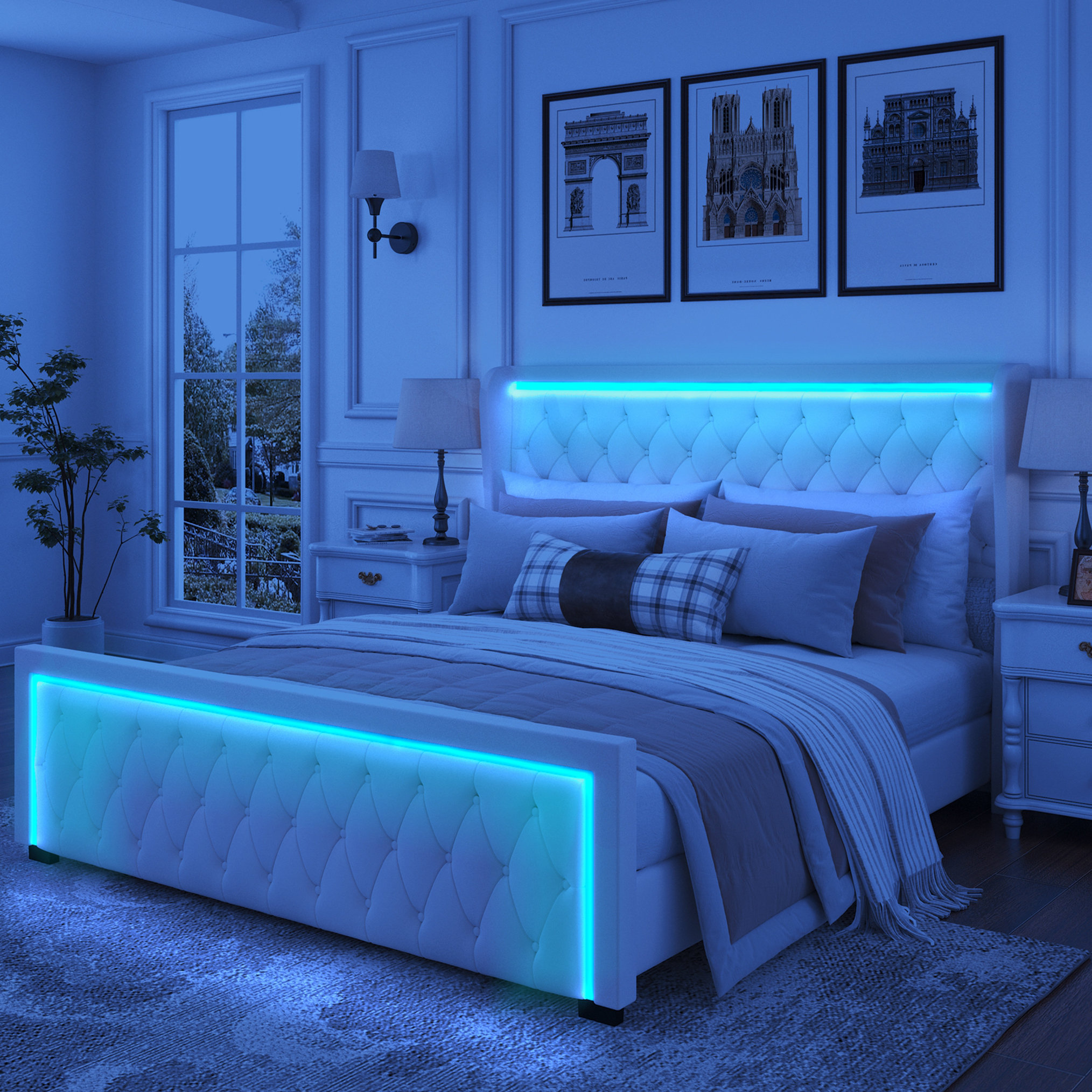 Ivy Bronx Dalaylah Upholstered Platform Bed Wayfair