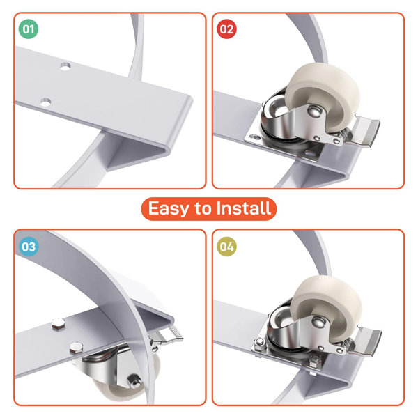 babevy 55 Gallon Drum Dolly,Dolly Heavy Duty Steel 1000 Pound Drum ...