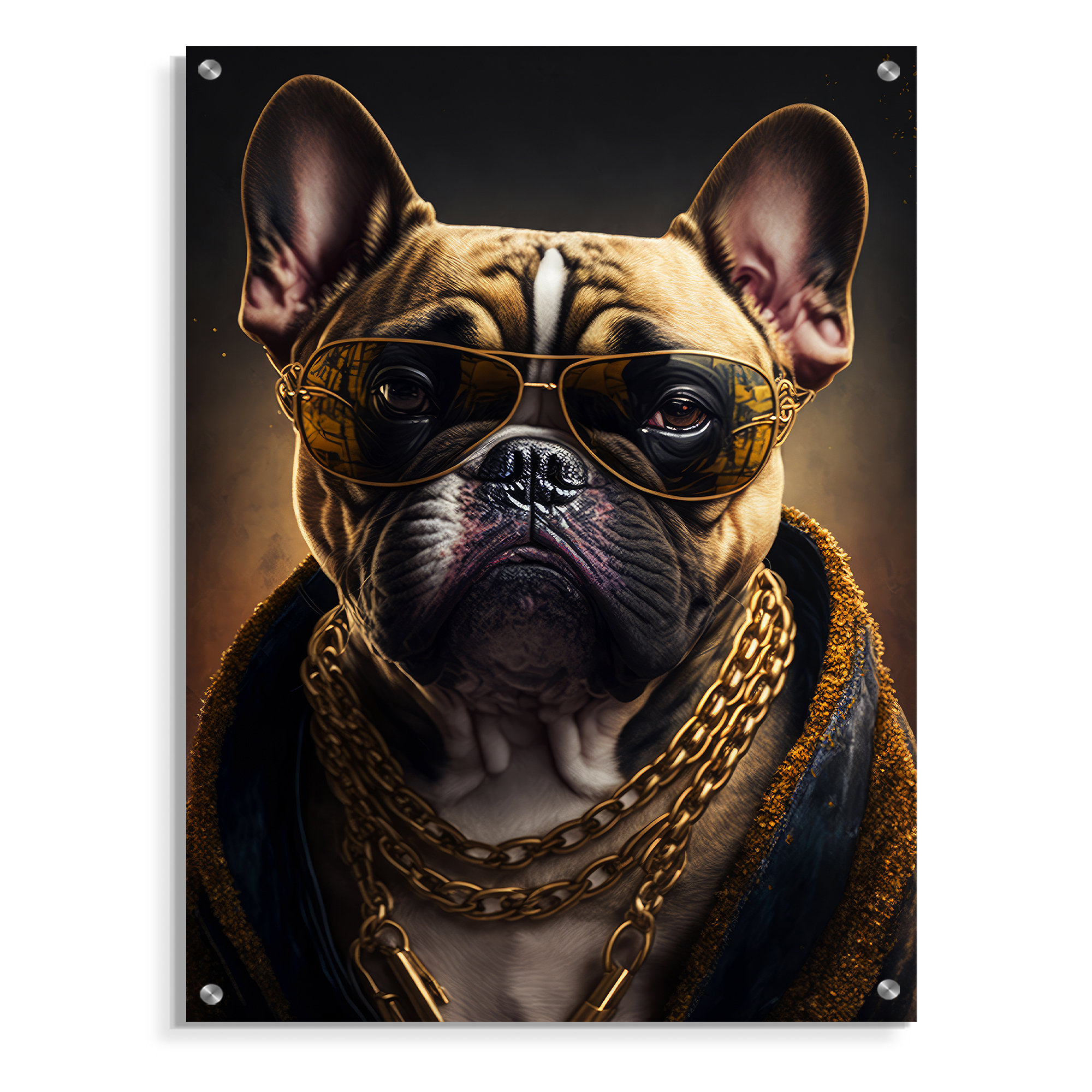 Ivy Bronx Frenchie Gangster In NYC III - Dog French Bulldog Gangster ...